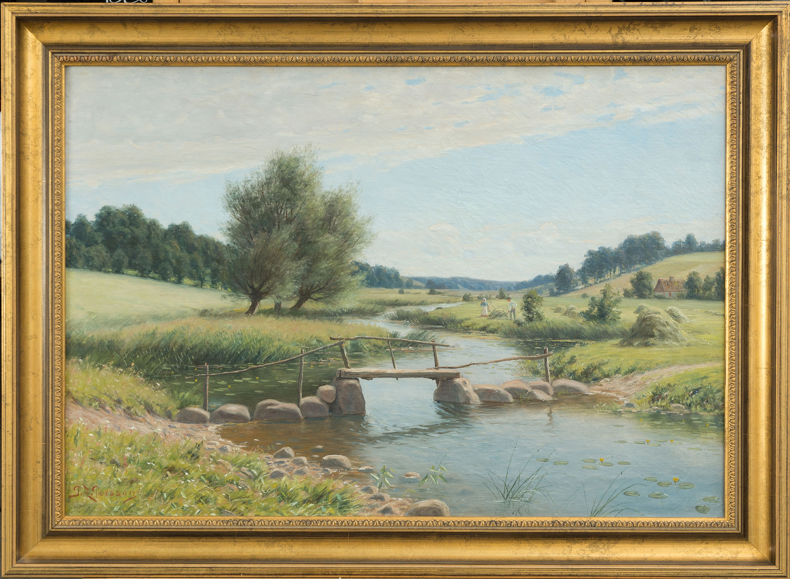 PETER ADOLF PERSSON, olja på duk. Signerad. - Bukowskis