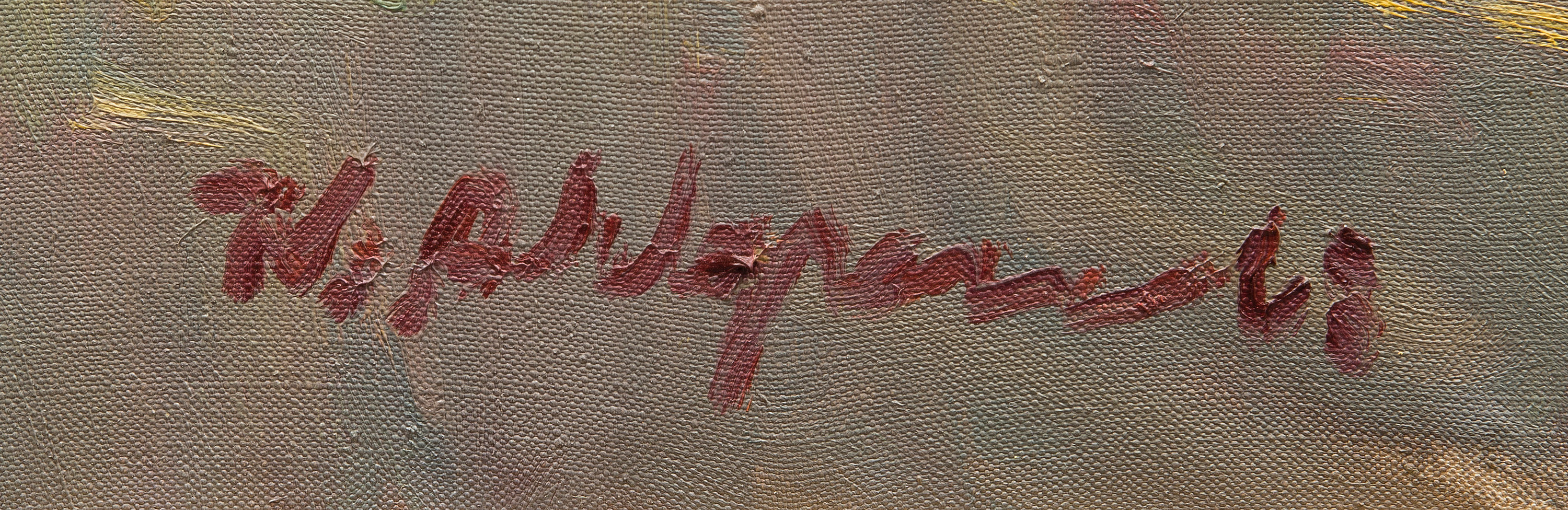 WILLIAM AHLGREN, olja på duk, signerad -68. - Bukowskis