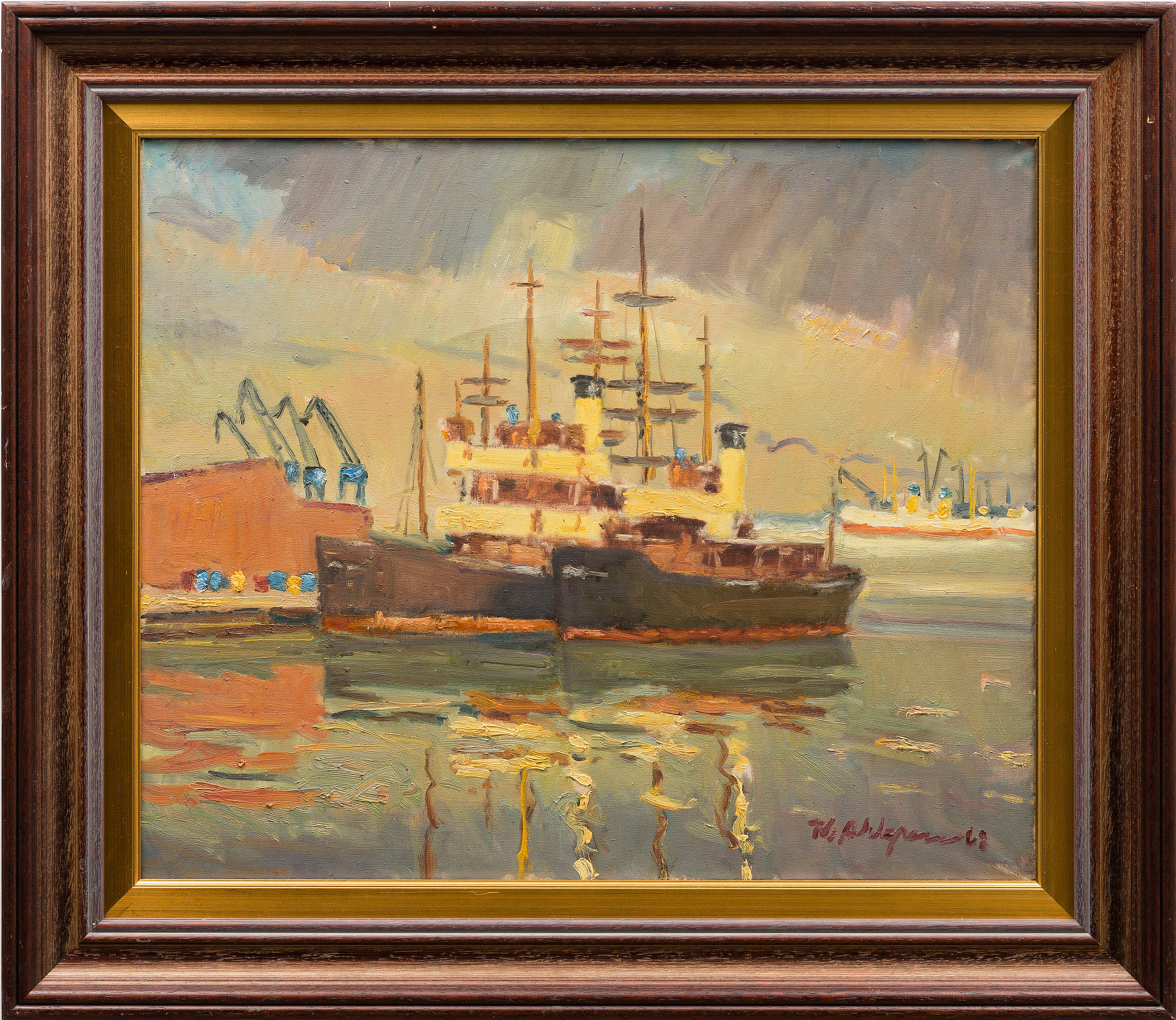 WILLIAM AHLGREN, olja på duk, signerad -68. - Bukowskis