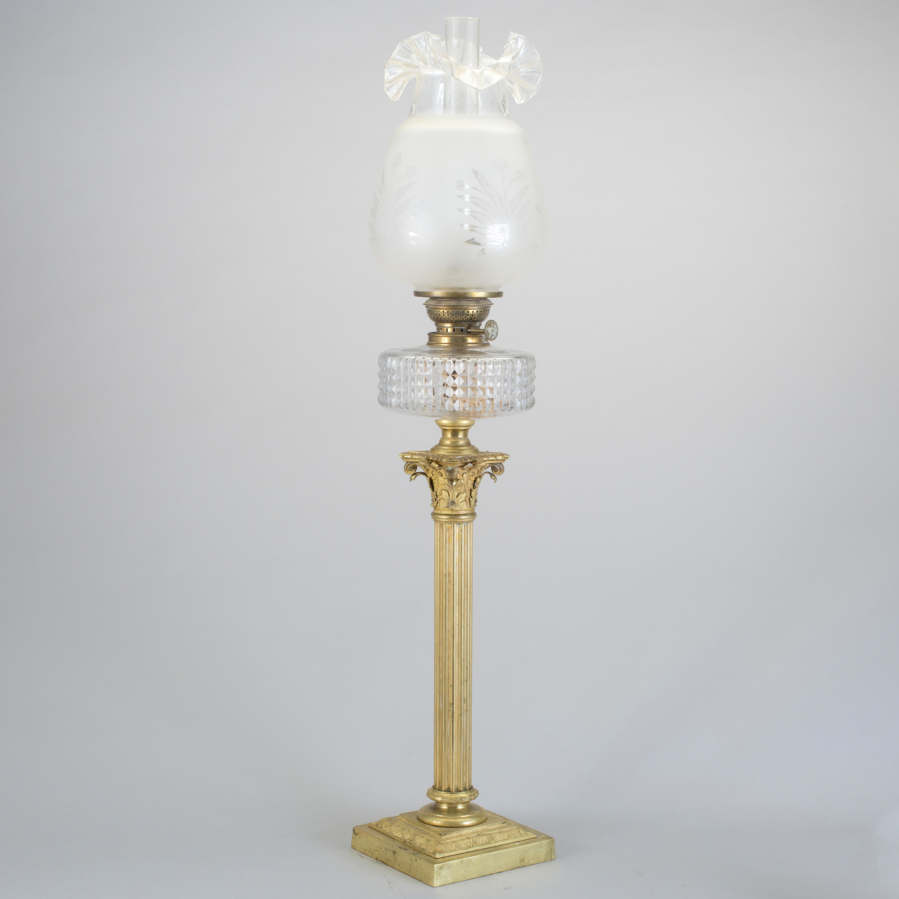 FOTOGENLAMPA, mässing, 1900-talets början. - Bukowskis