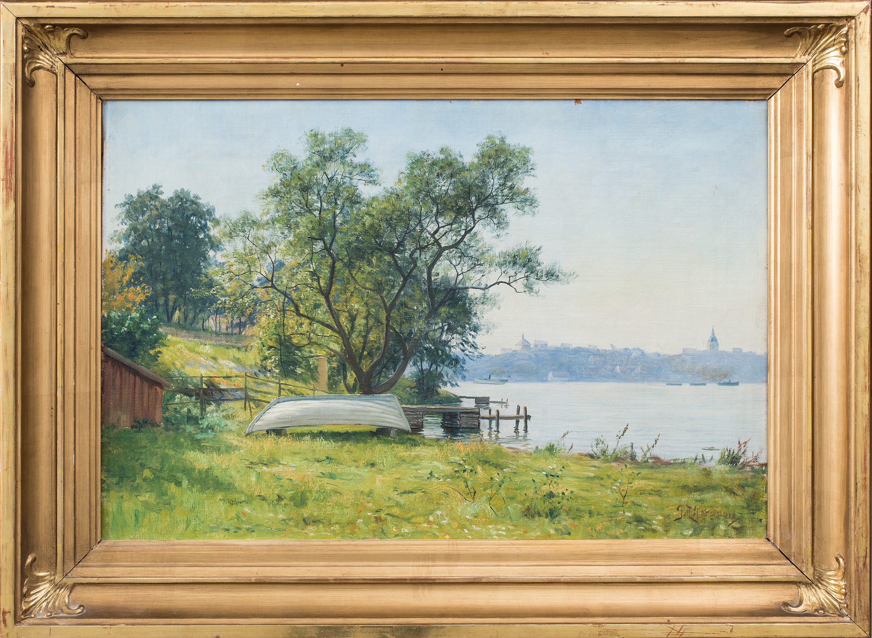 PETER ADOLF PERSSON, olja på duk, signerad. - Bukowskis