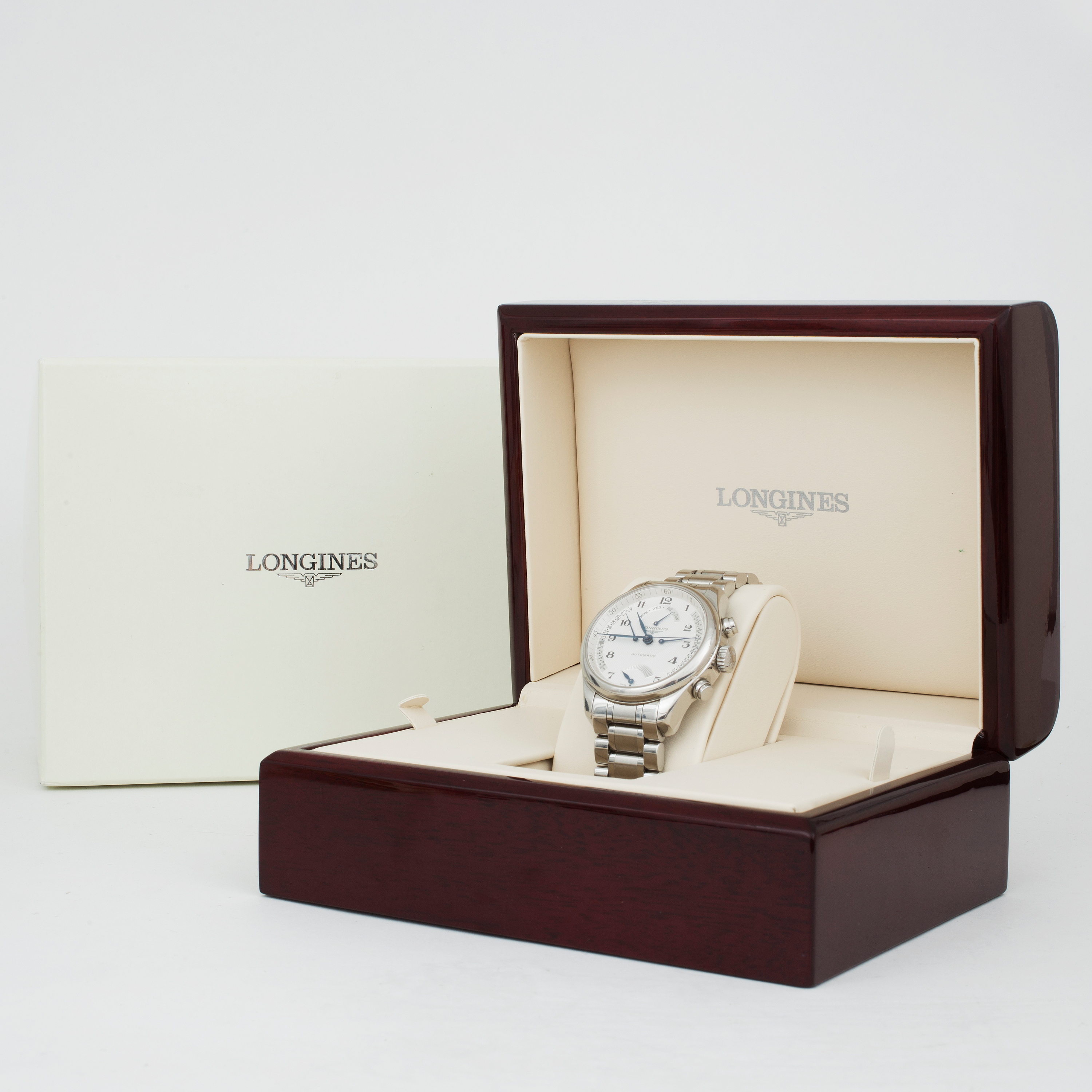 LONGINES, Master Collection, Retrograde, wristwatch, 41 mm, - Bukowskis