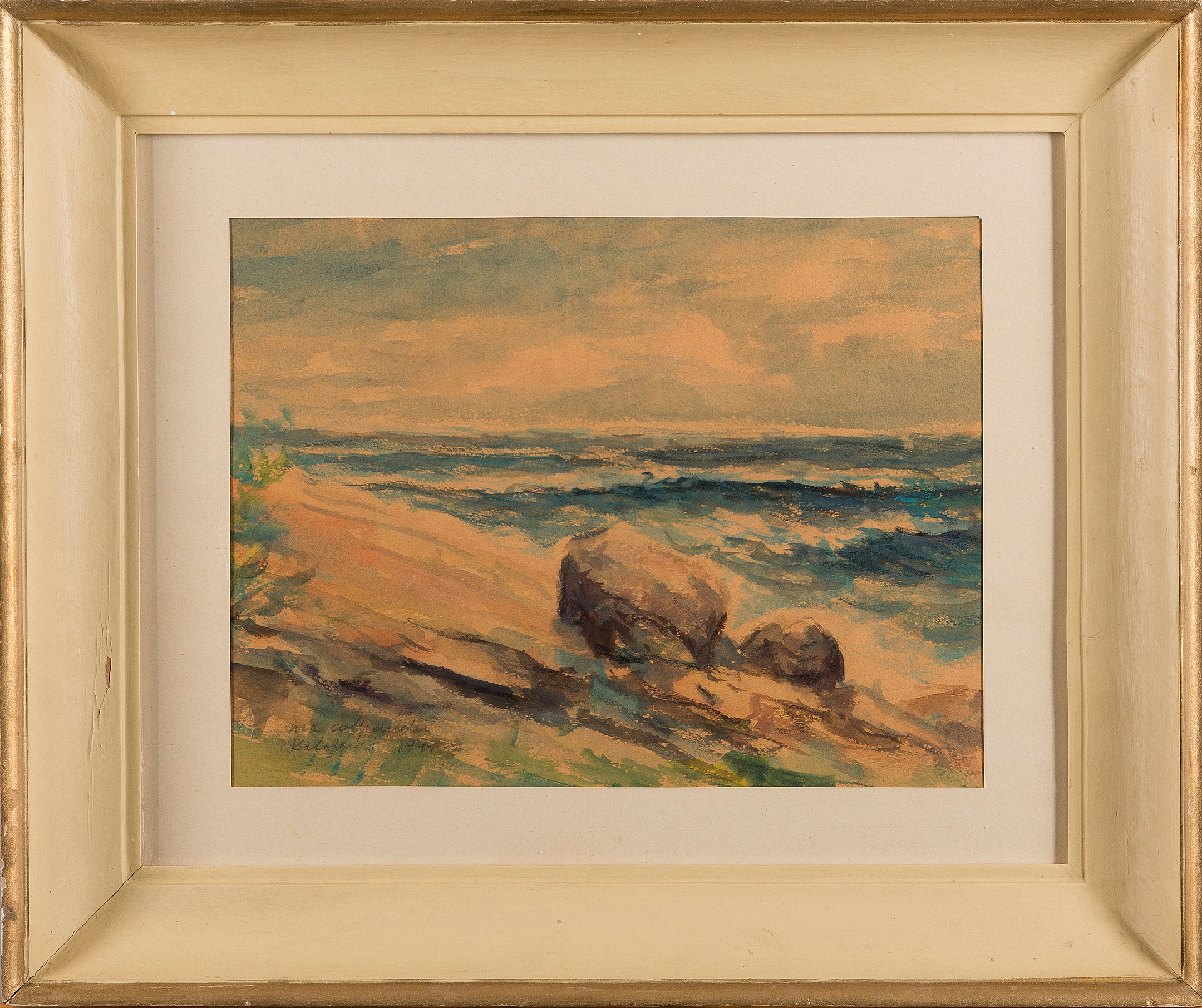 INA COLLIANDER, akvarell, signerad och daterad Kalajoki 1944. - Bukowskis