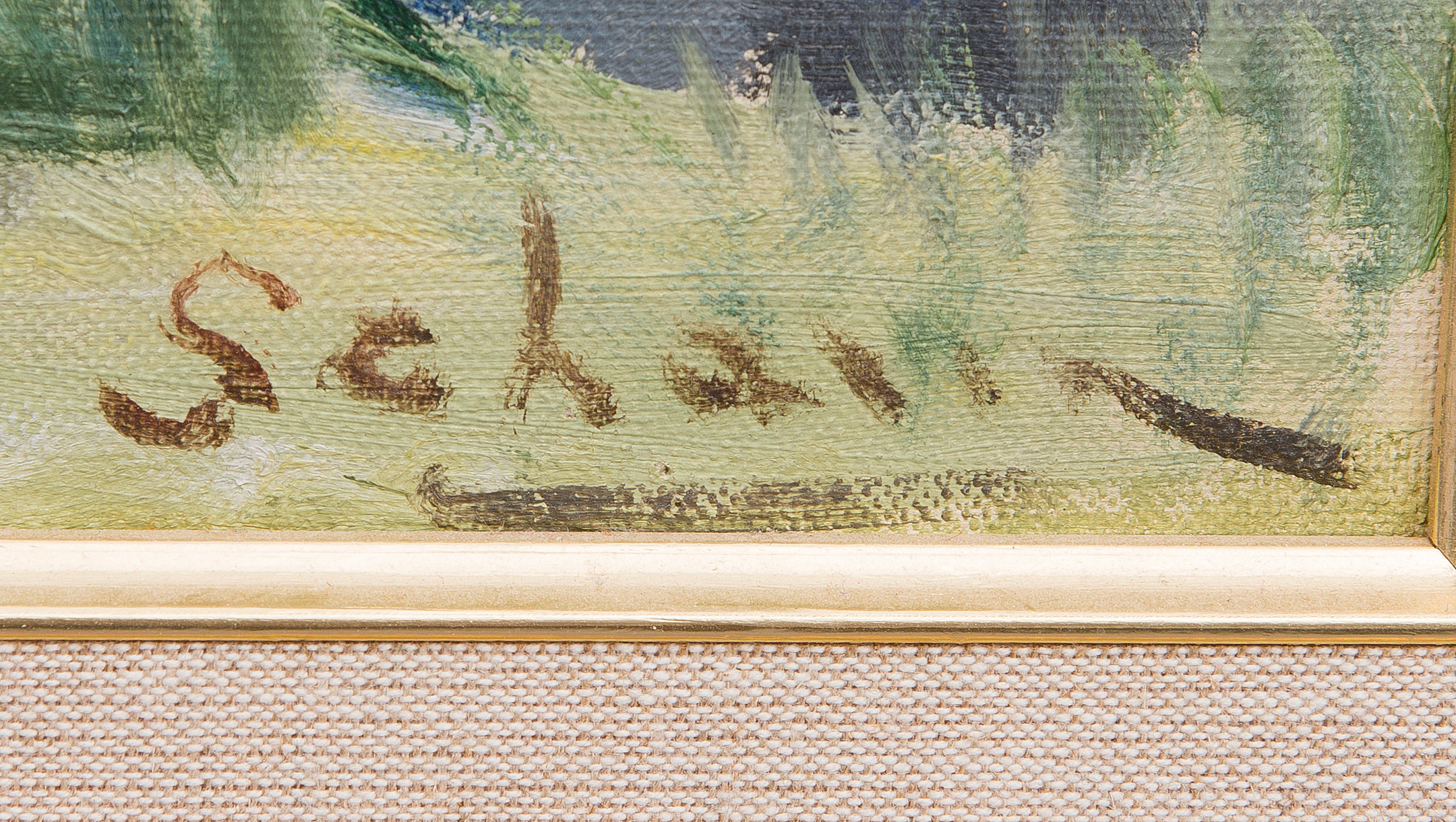 TEODOR SCHALIN, olja på duk, uppfodrad på pannå, signerad. - Bukowskis