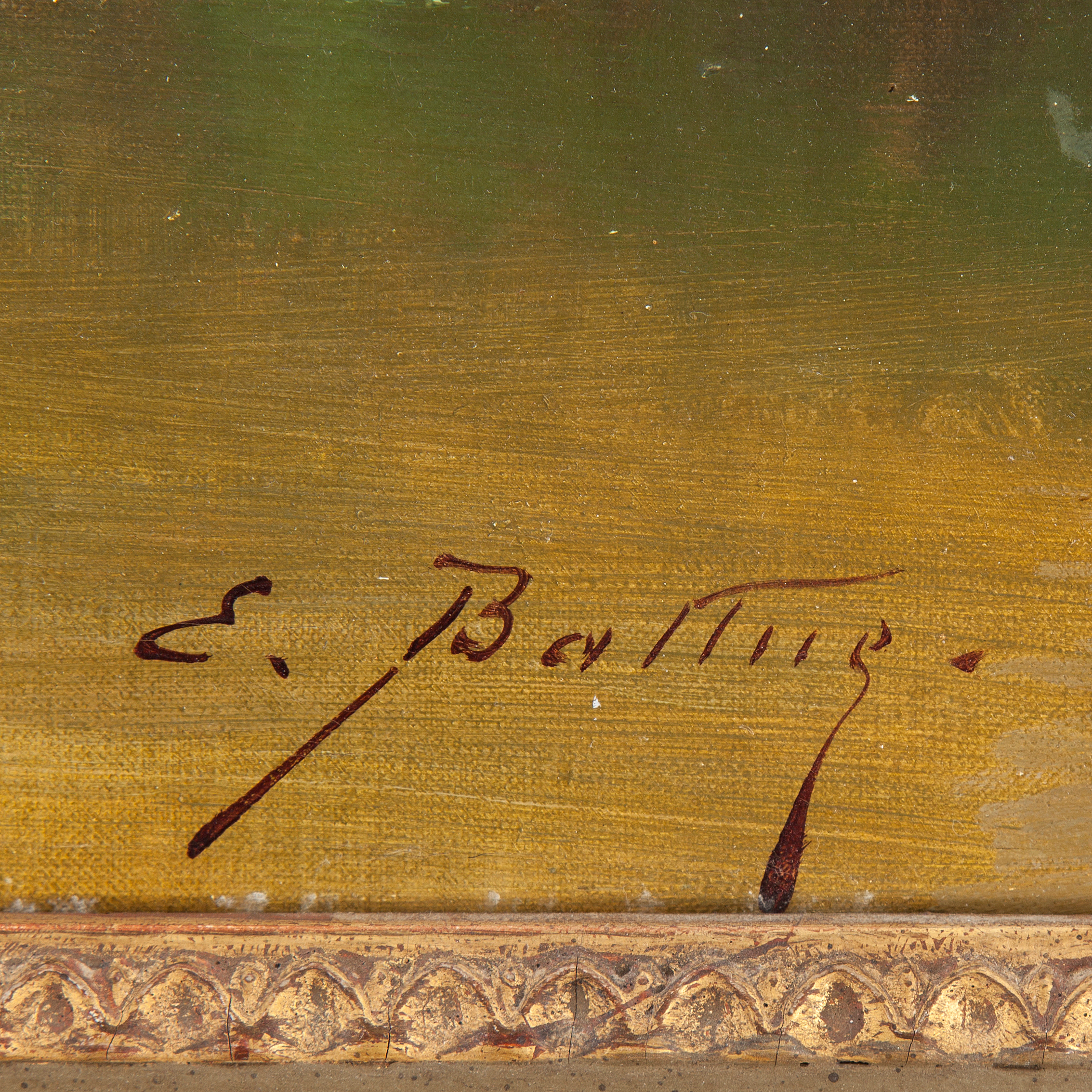 PIERRE ERNEST BALLUE, olja på duk, signerad E. Ballue. - Bukowskis