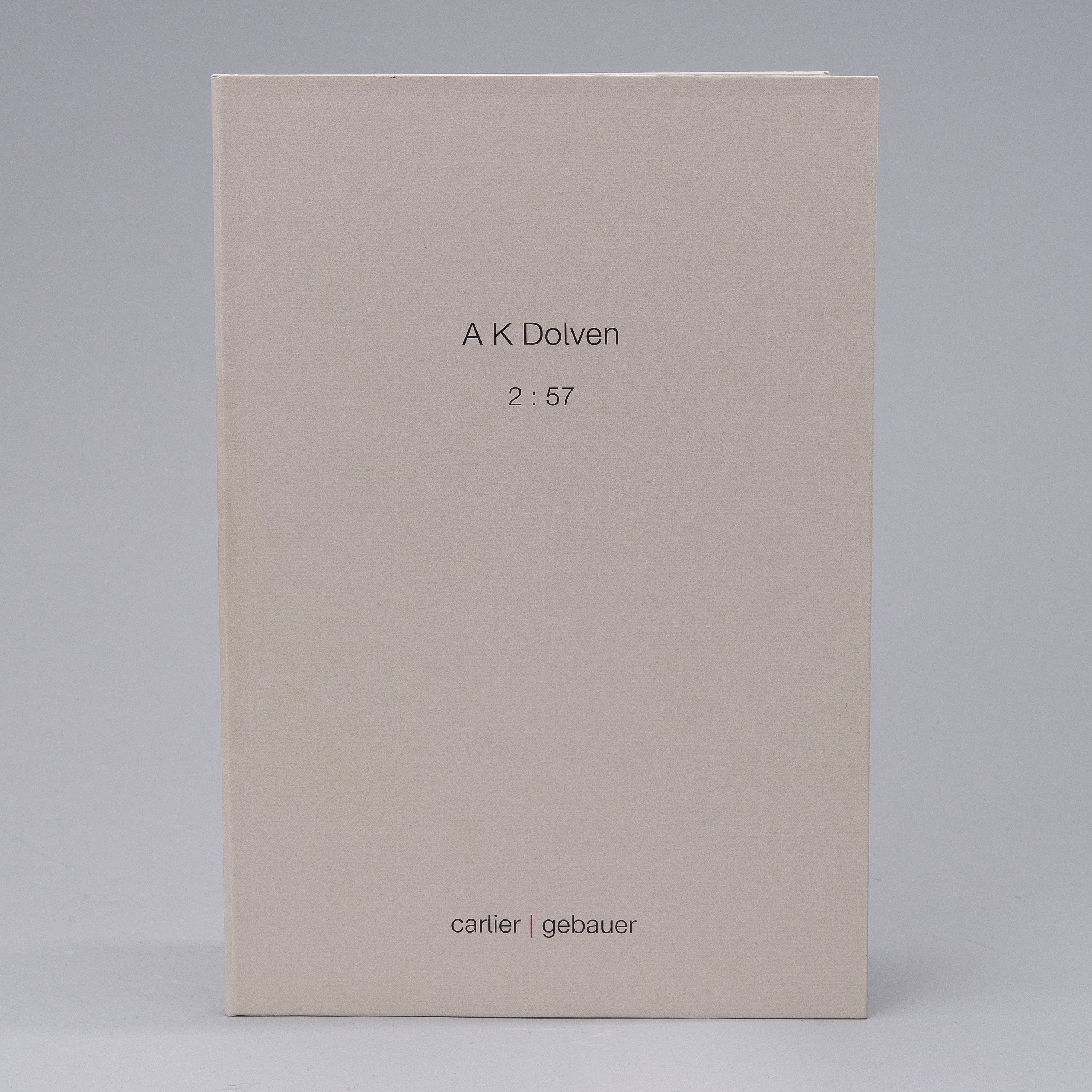 ANNE KATRINE DOLVEN, "2:57". - Bukowskis