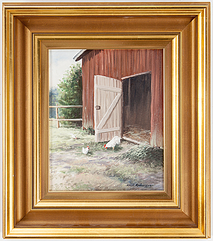 ARVID ANDERSSON, olja på duk, signerad Arvid Andersson. - Bukowskis