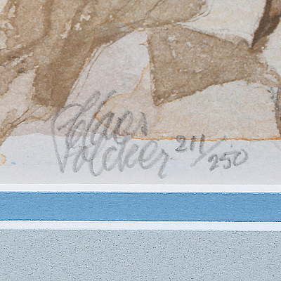 CLAES FOLCKER, färglitografi, signerad och numrerad 211/250. - Bukowskis