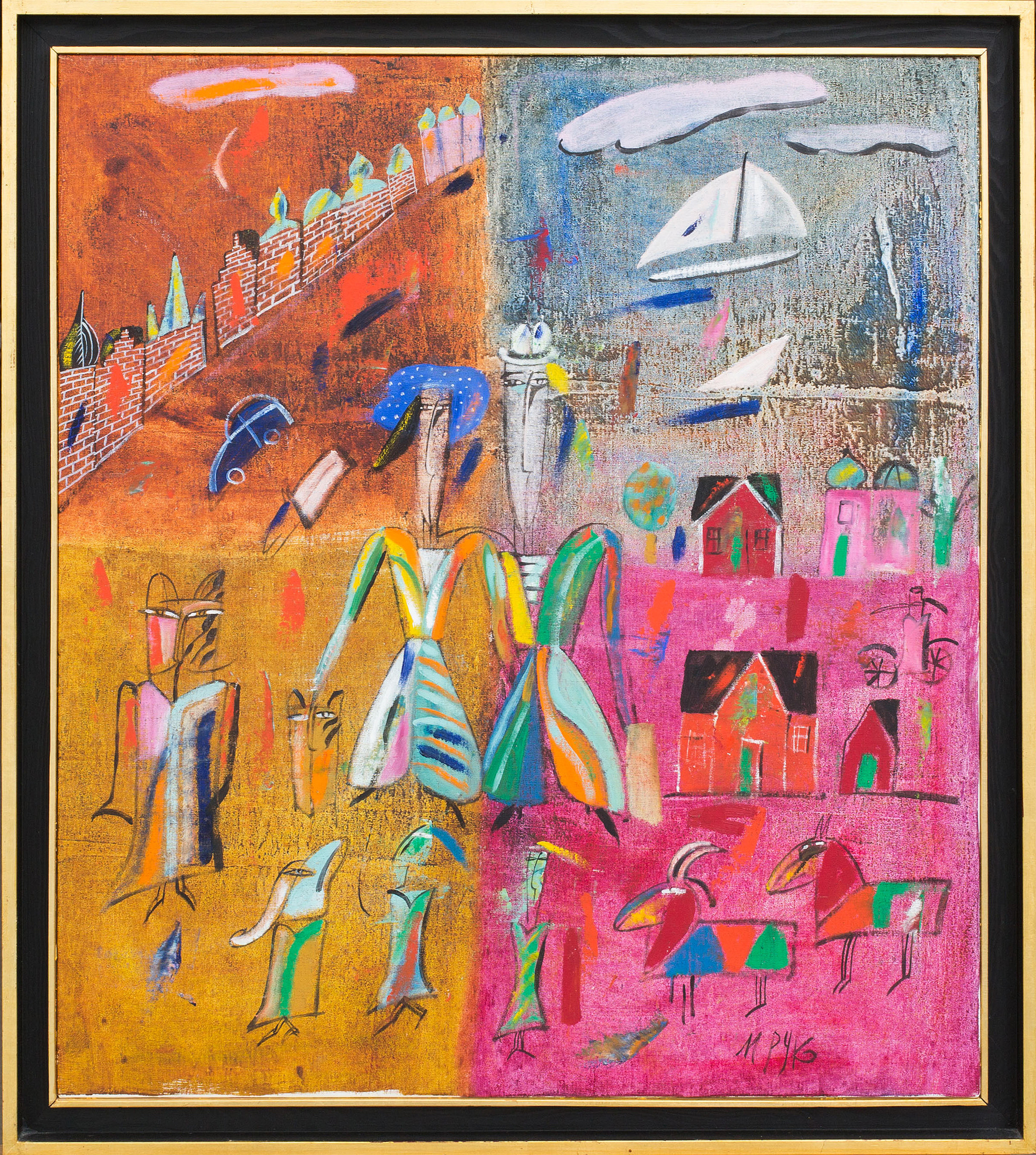 MADELEINE PYK, olja på duk, signerad M.Pyk. - Bukowskis