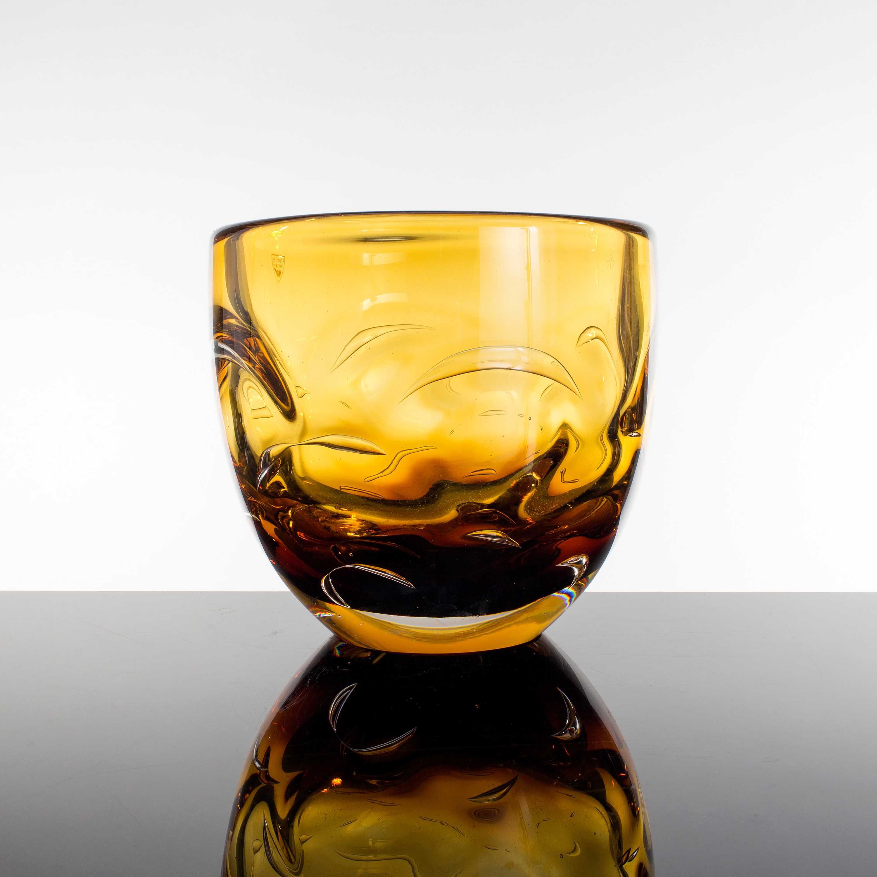 LARS HELLSTEN, Orrefors, skål, glas, 1980-/90-tal. - Bukowskis