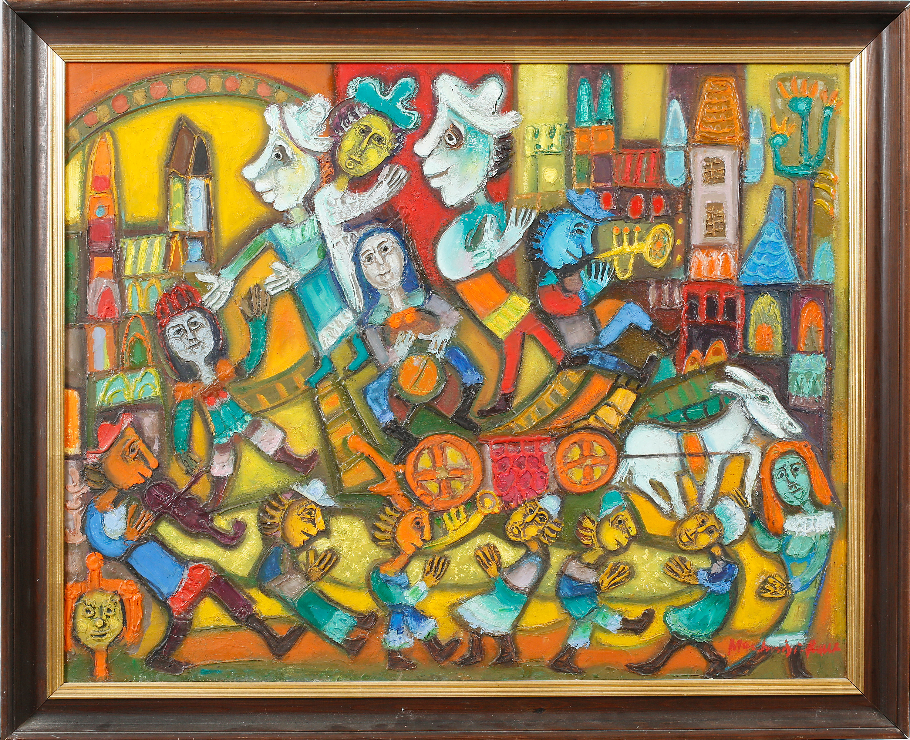 LOUIS MARCHAND DES RAUX, oil on canvas, signed. - Bukowskis