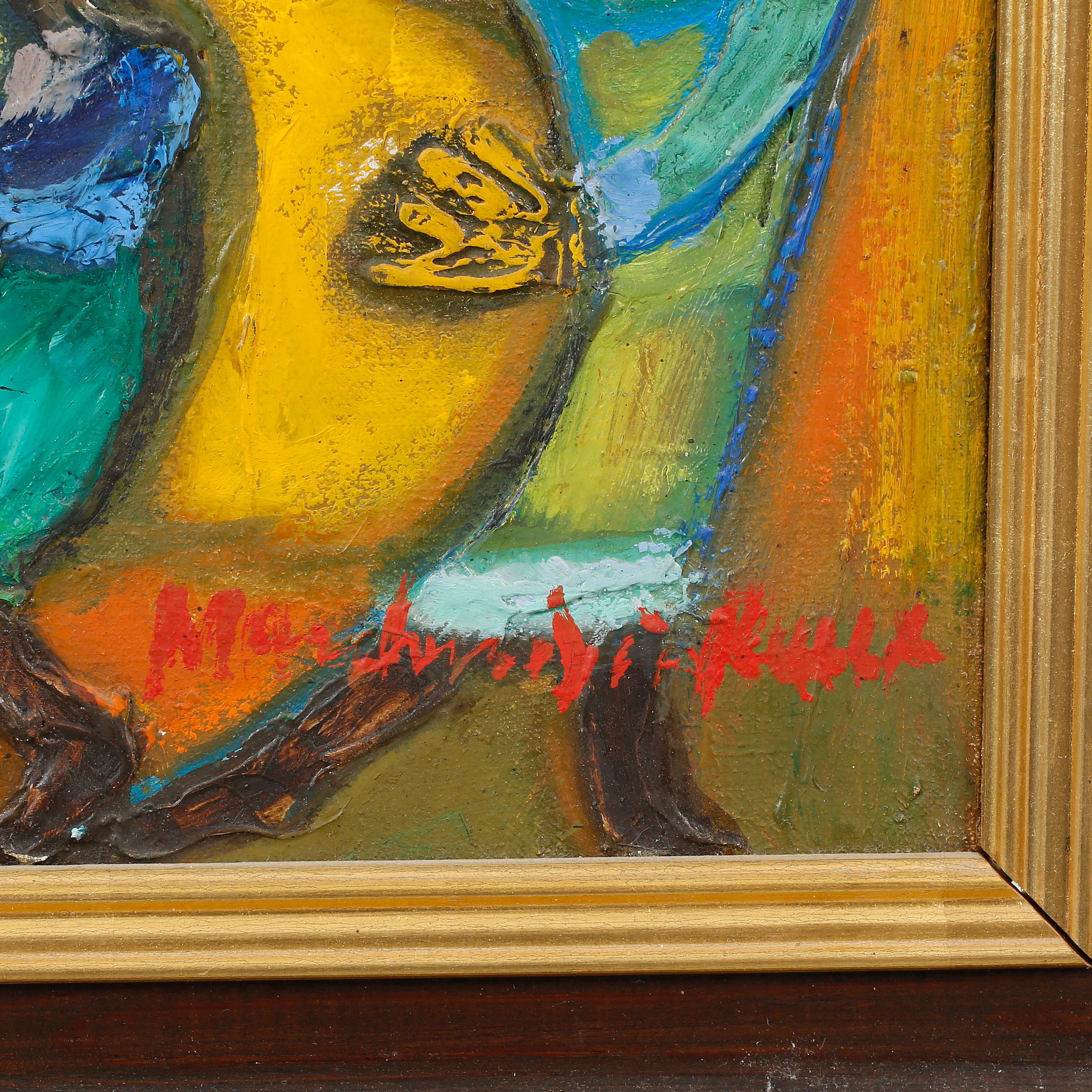 LOUIS MARCHAND DES RAUX, oil on canvas, signed. - Bukowskis