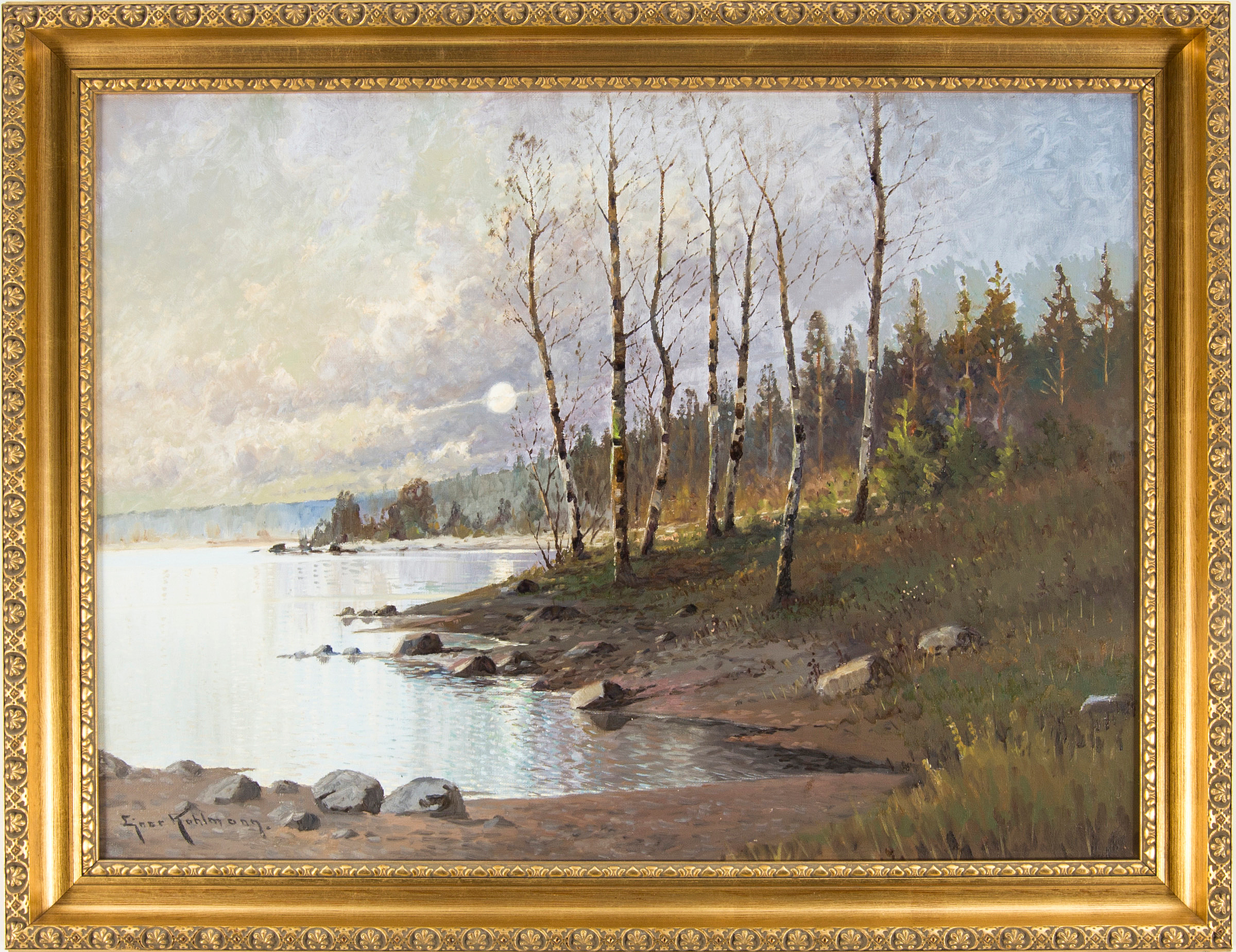 EINAR KOHLMAN, oil on canvas, signed. - Bukowskis