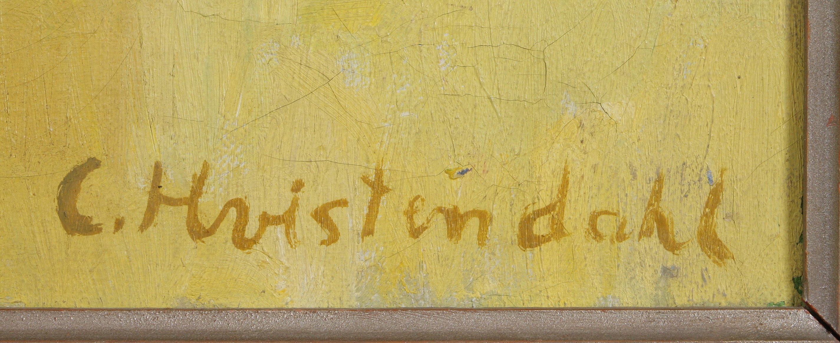 CARSTEN HVISTENDAHL, olja på duk, sign. - Bukowskis