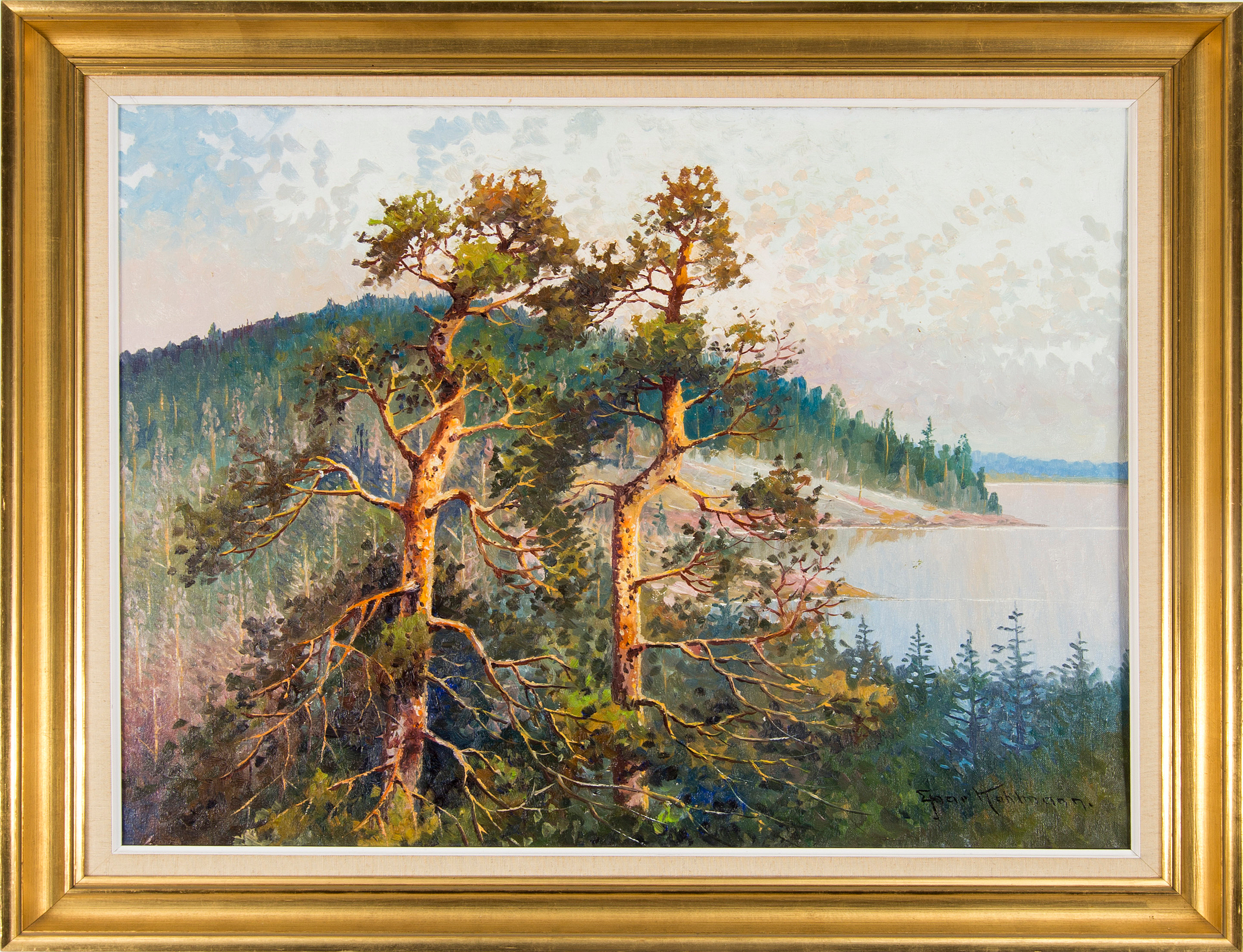 EINAR KOHLMAN, oil on canvas, signed. - Bukowskis