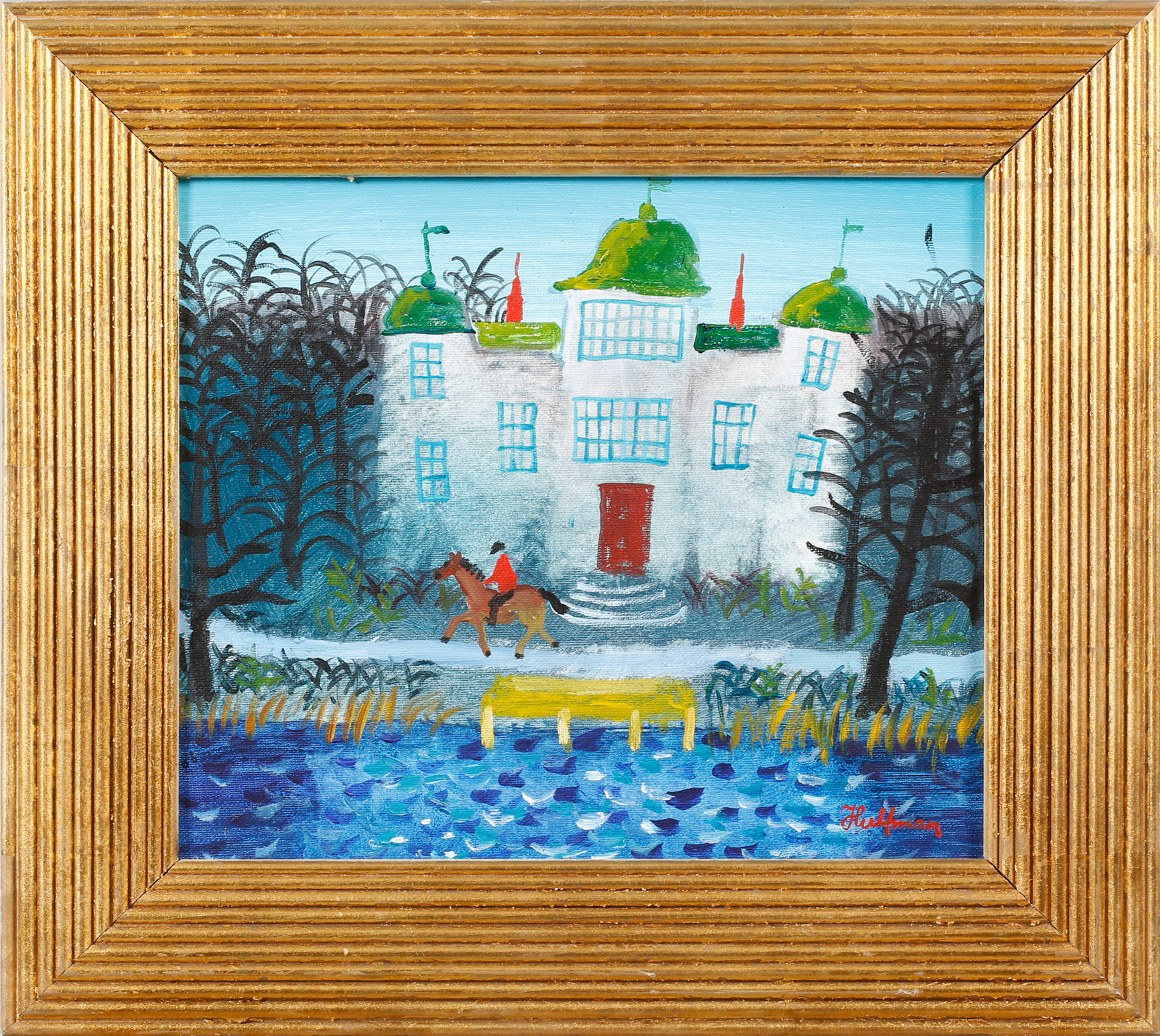 ANDERS HULTMAN, a signed oil on canvas. - Bukowskis