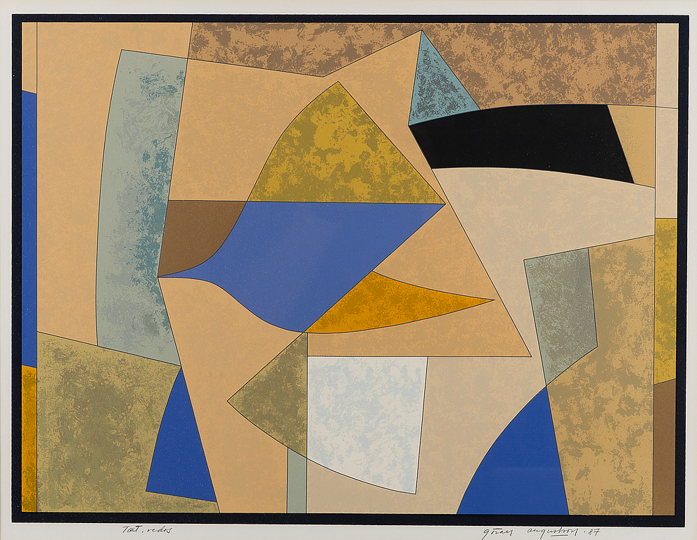 GÖRAN AUGUSTSON, serigraphy. - Bukowskis