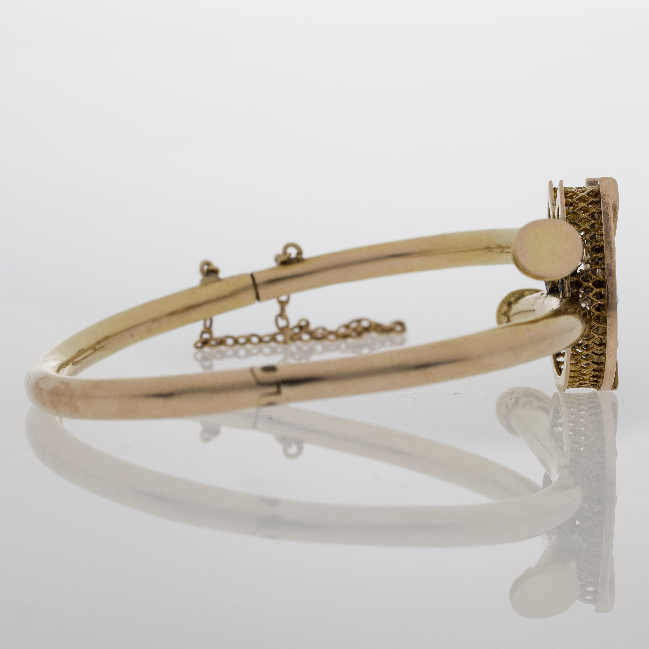 ARMRING, pärlor, 14K guld i två färger. - Bukowskis