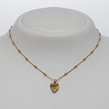 RIIPUS ja KETJU, 14K kultaa. Lapponia 1978. - Bukowskis