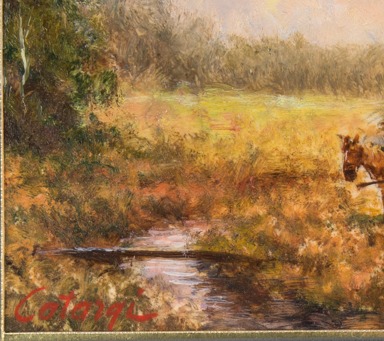 GEORGE CATARGI, oil on paper, signed. - Bukowskis