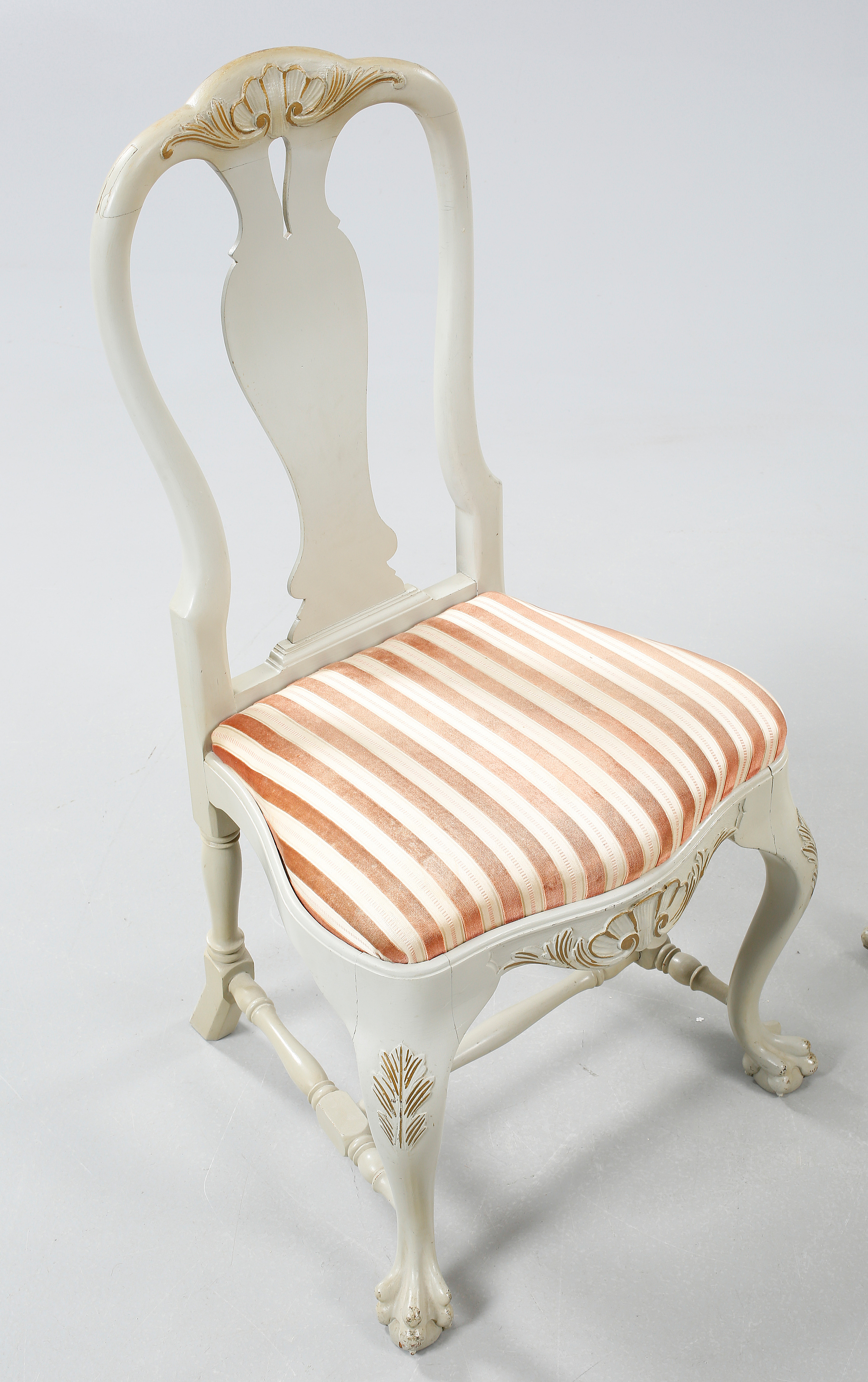 Four rokoko style chairs, around the year 1900. - Bukowskis