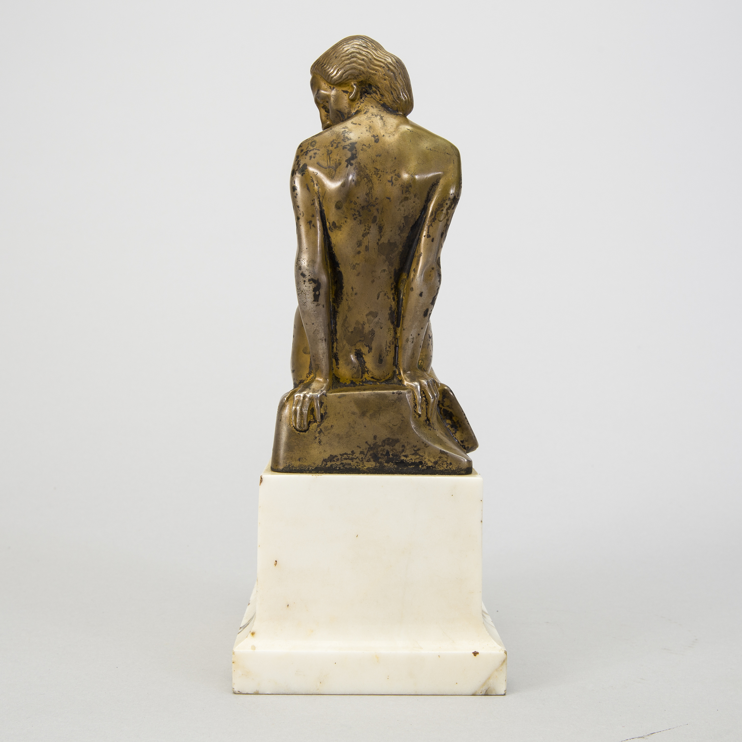 ADOLF POHL, sculpture, bronze, gold patina, signed A. Pohl and numbered ...