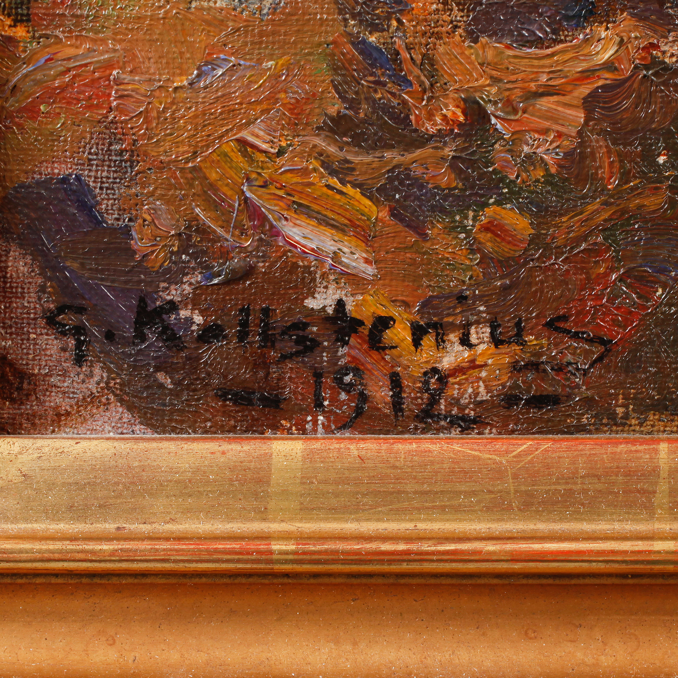 GOTTFRID KALLSTENIUS, oil on canvas, signed and dated 1912. - Bukowskis