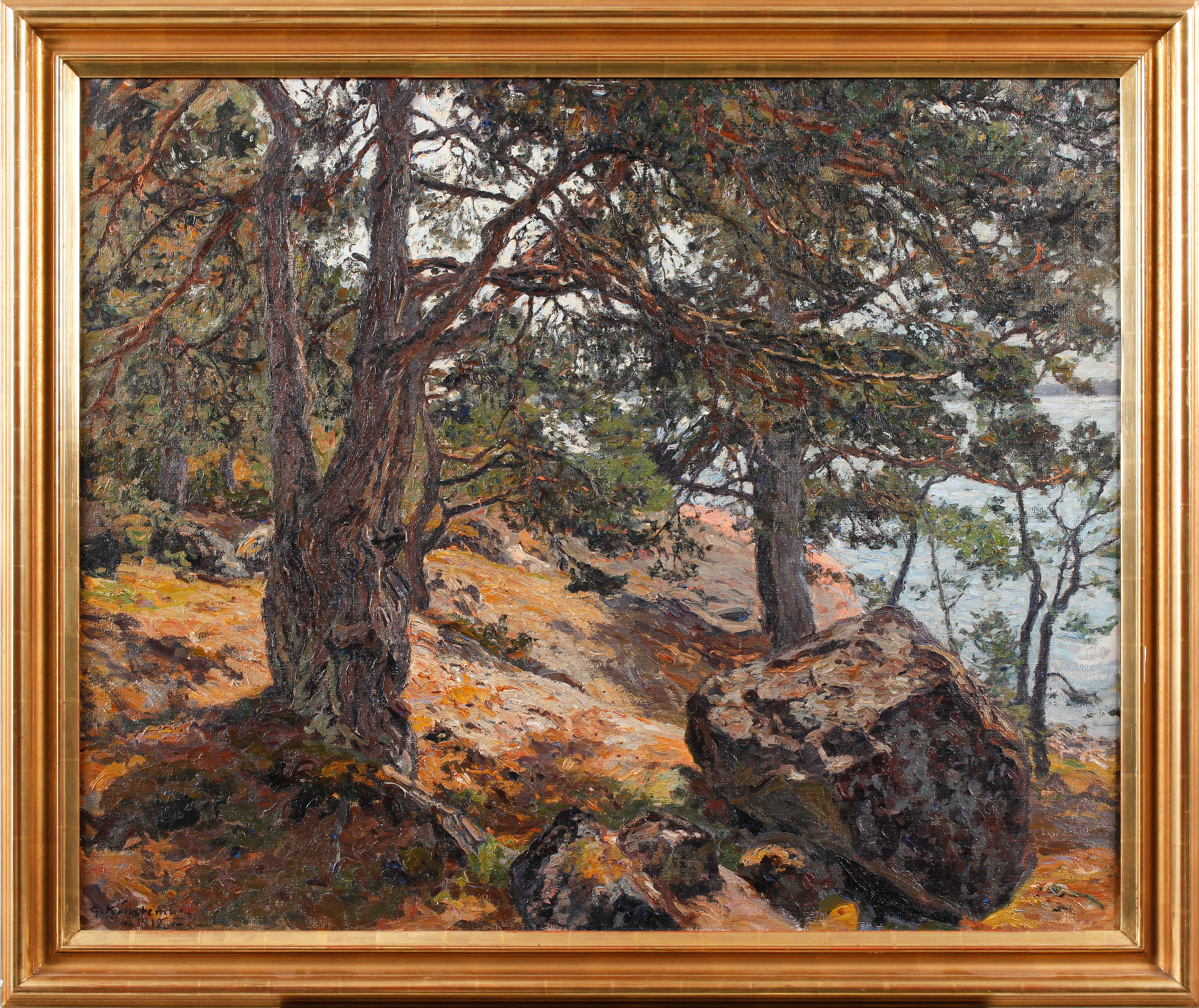 GOTTFRID KALLSTENIUS, oil on canvas, signed and dated 1912. - Bukowskis