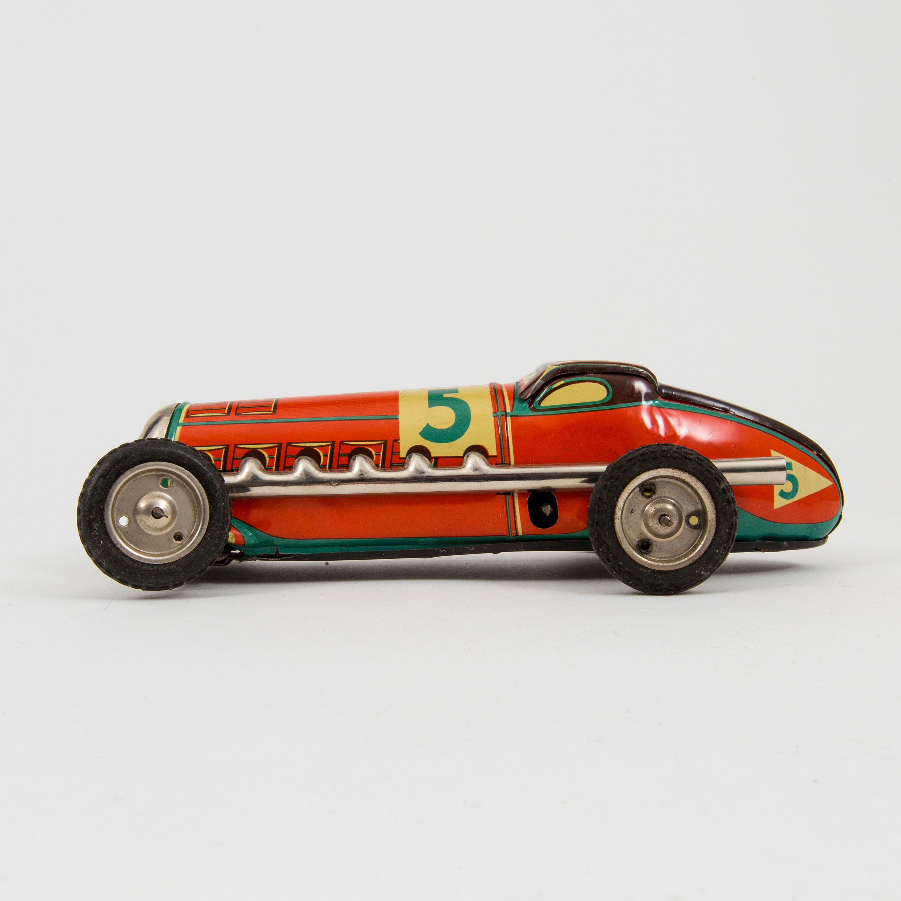 A JNF tinplate racing car 1930/40s. - Bukowskis