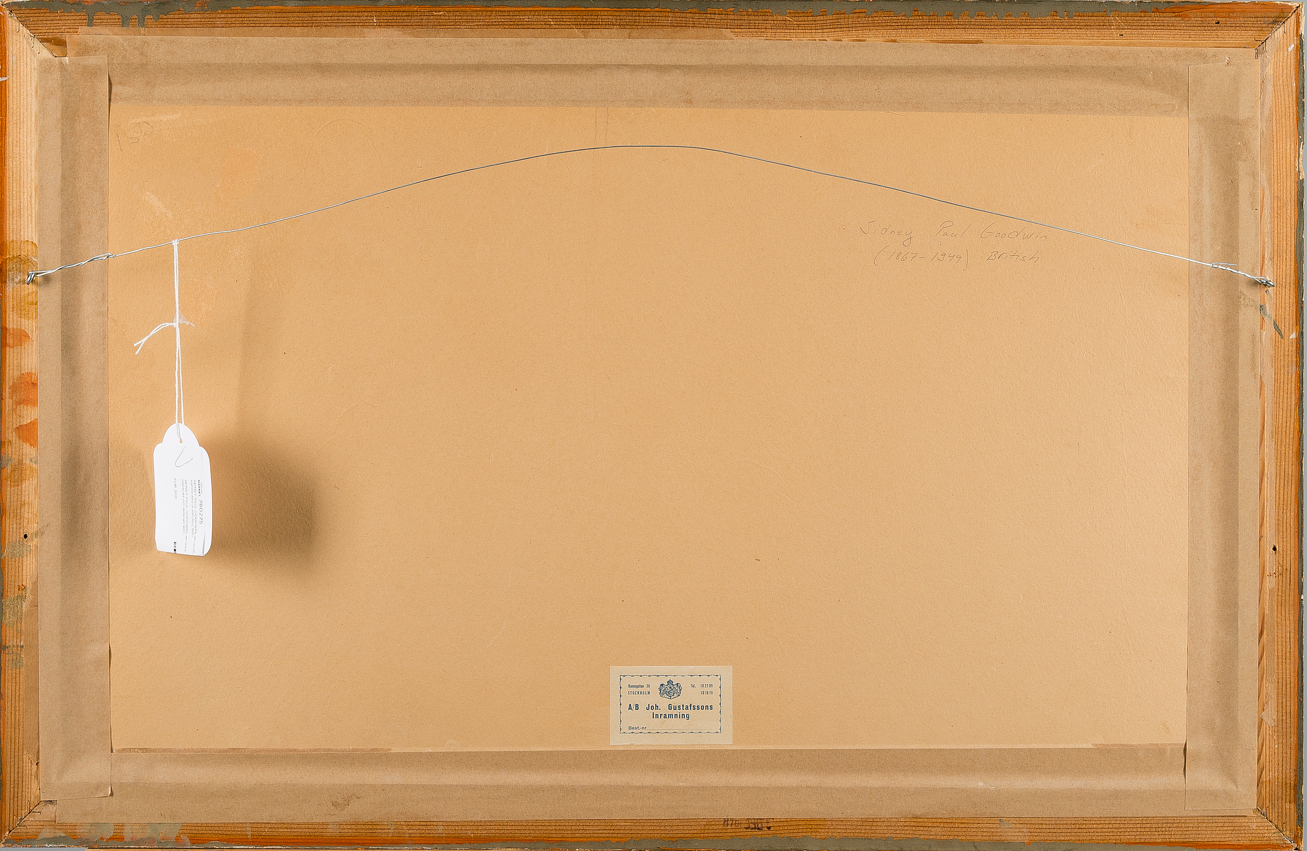 SIDNEY PAUL GOODWIN, akvarelli, signeerattu ja päivätty 1897. - Bukowskis