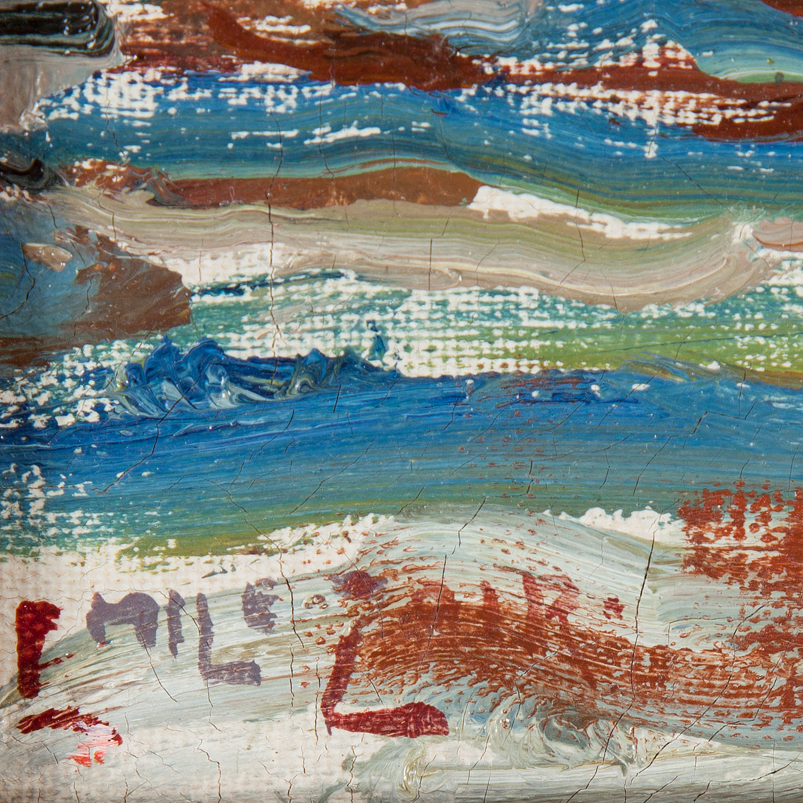 EMILE ZOIR, oil on canvas, signed Emile Zoire. - Bukowskis