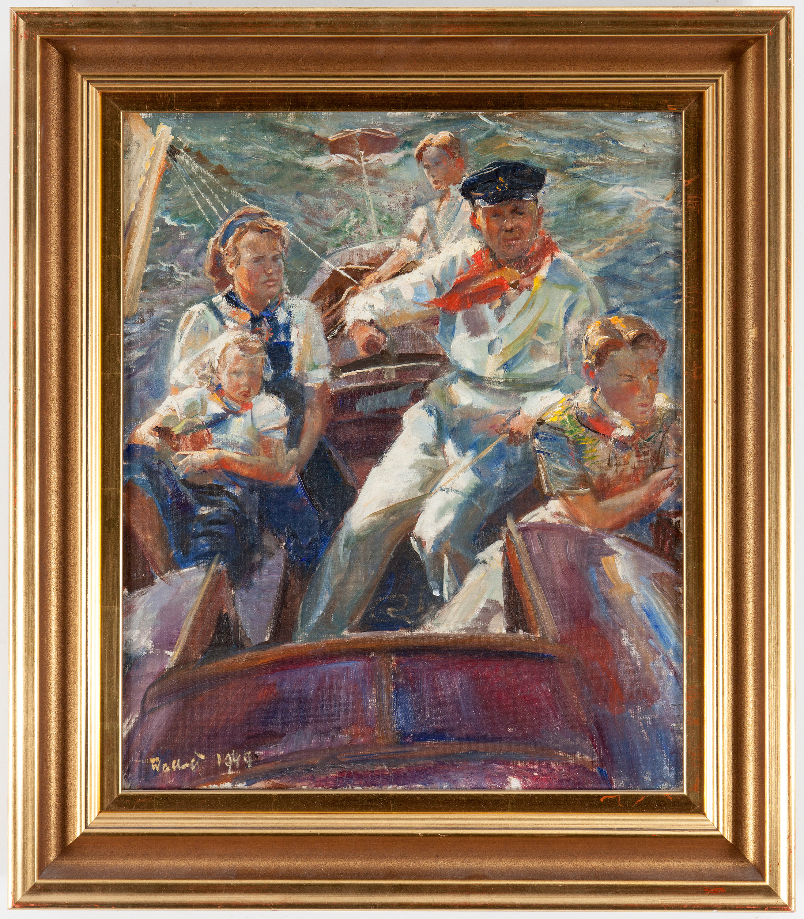 AXEL WALLERT, Olja på duk, signerad och daterad 1949. - Bukowskis