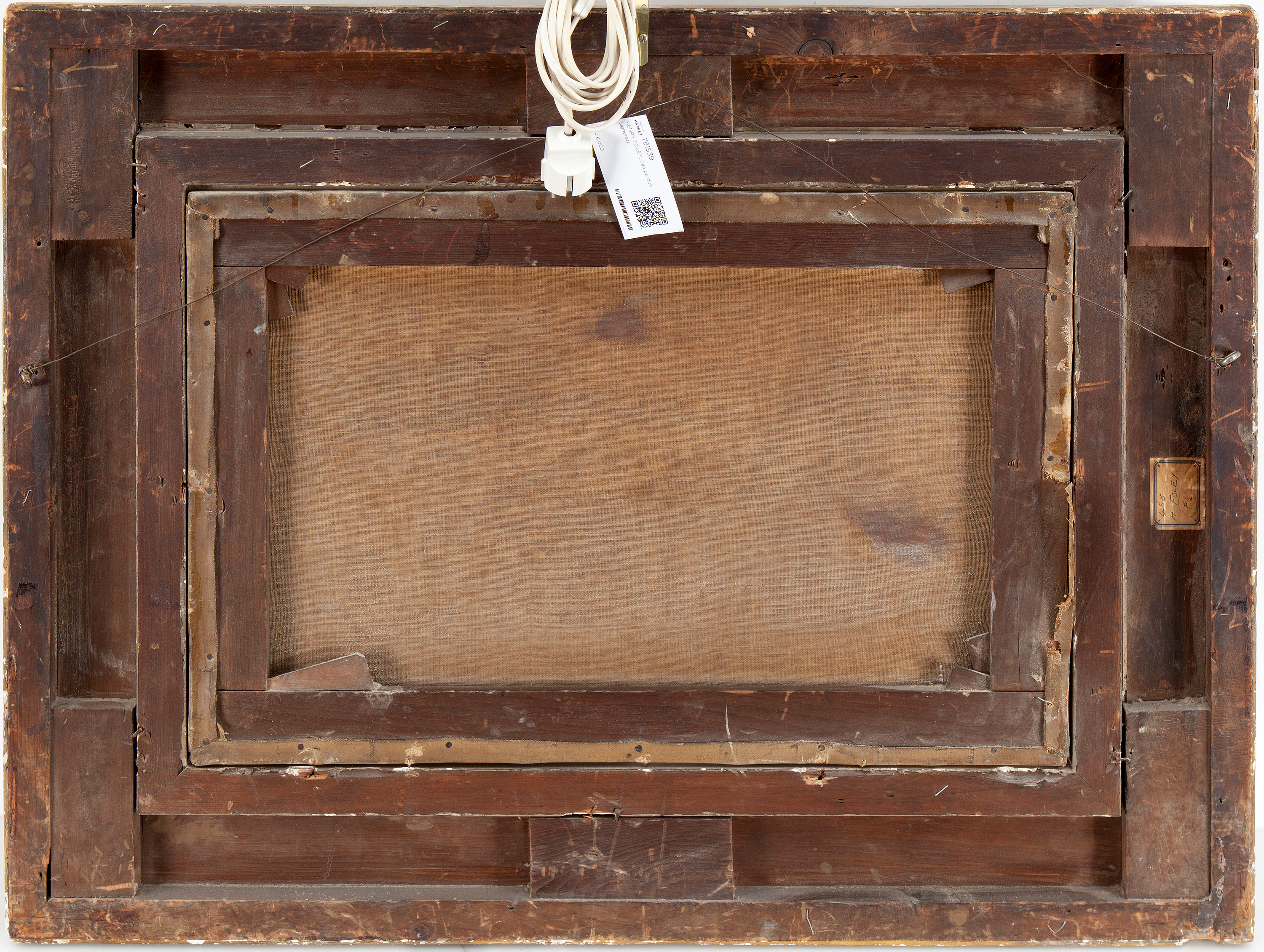 HENRY FOLEY, oil on canvas, signed. - Bukowskis