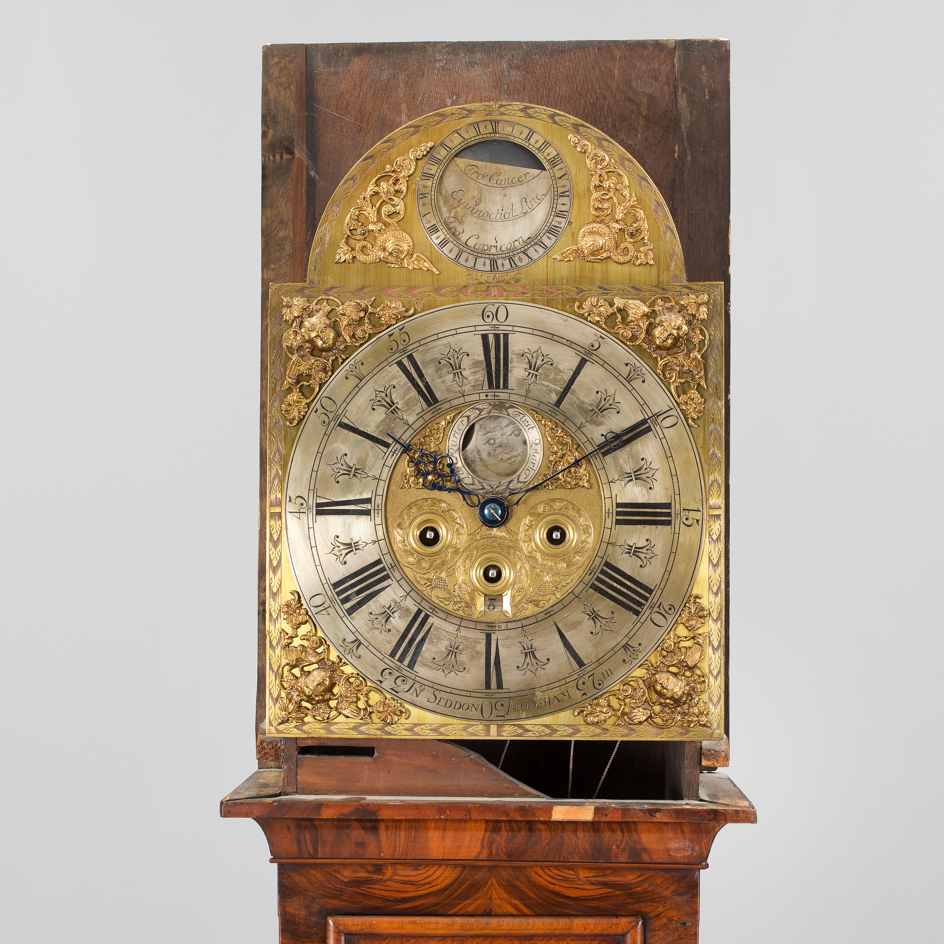 A longcase seven-bells clock by Seddon Frodsham, late 18th century ...