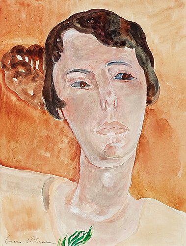 Vera Nilsson, Kamratporträtt - Stina Elliot. - Bukowskis