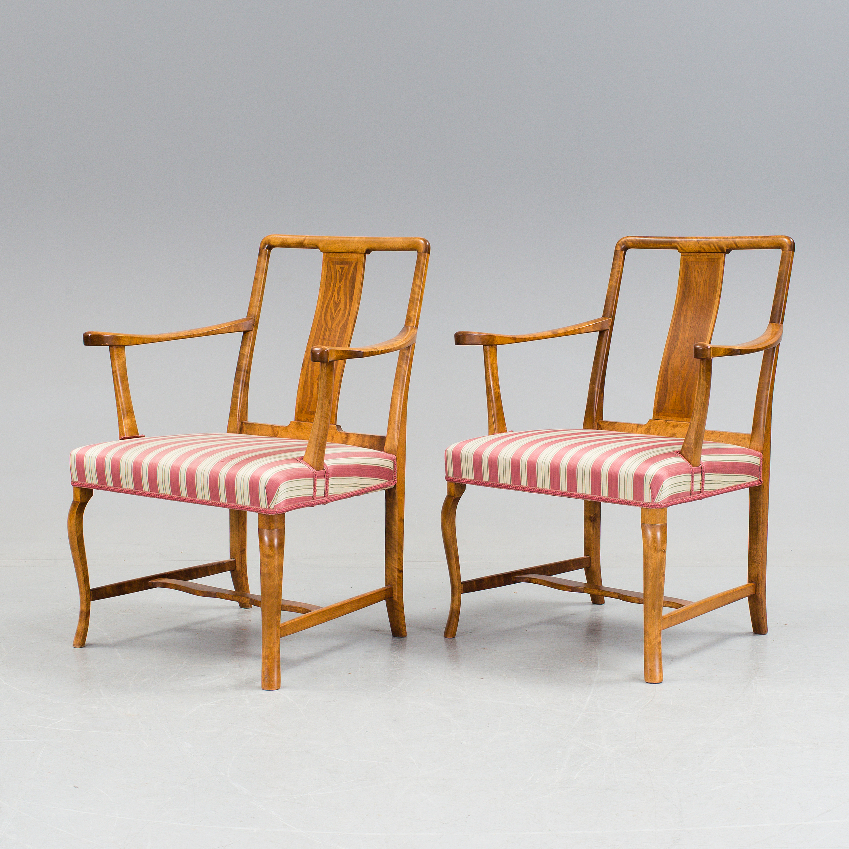 A dining furniture set comprising of eight pieces by Carl Malmsten ...