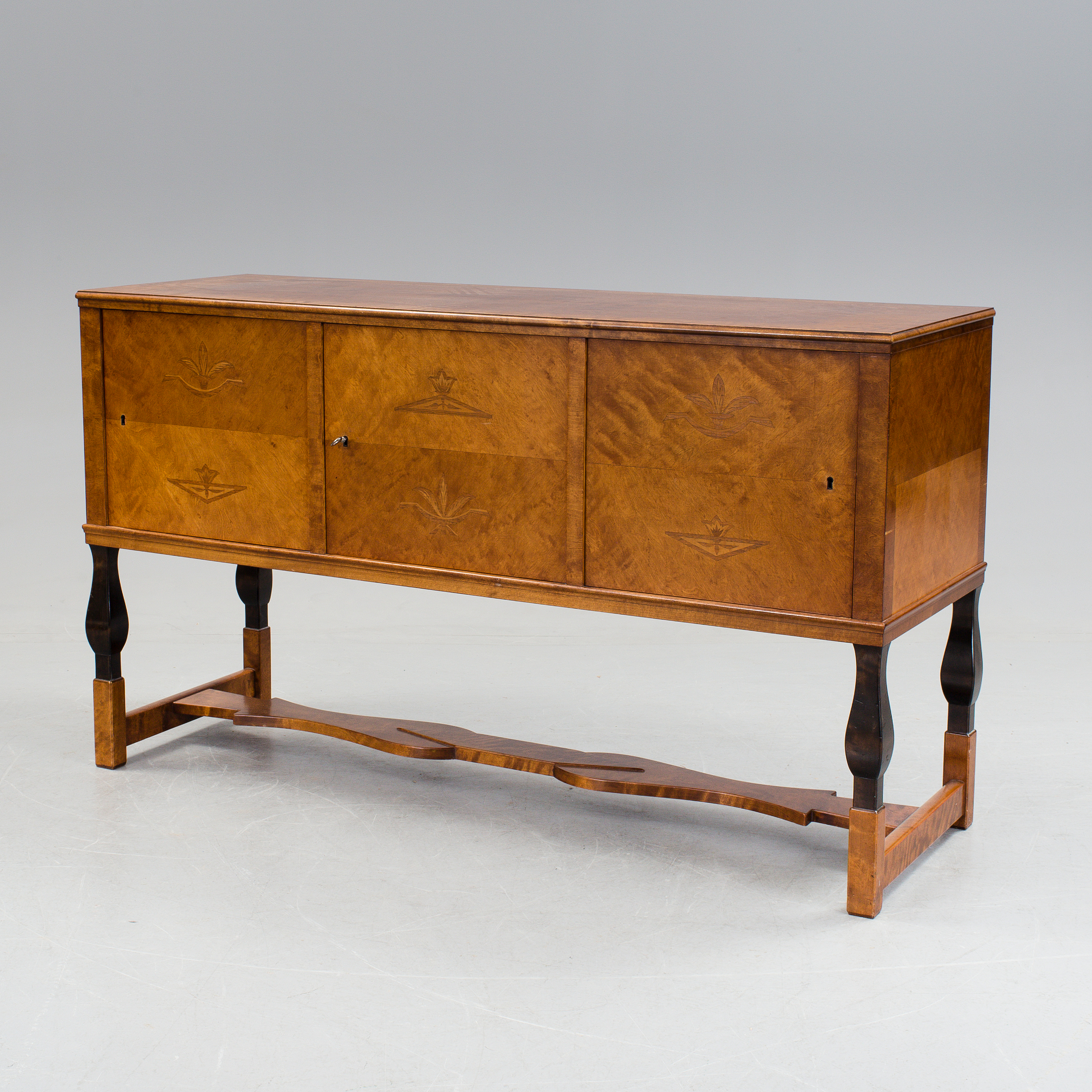 A dining furniture set comprising of eight pieces by Carl Malmsten ...