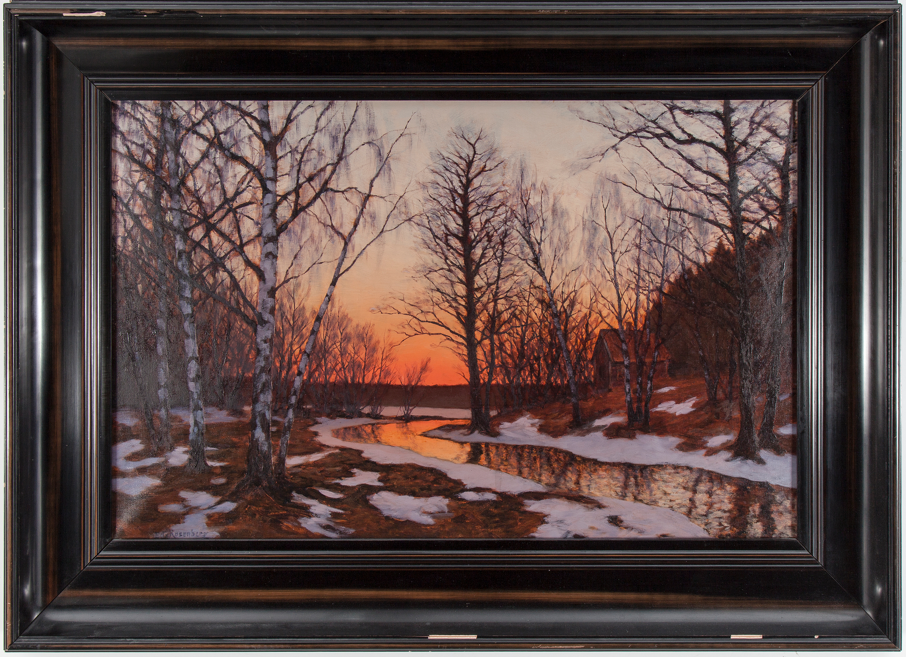 EDVARD ROSENBERG, olja på duk. Signerad. - Bukowskis