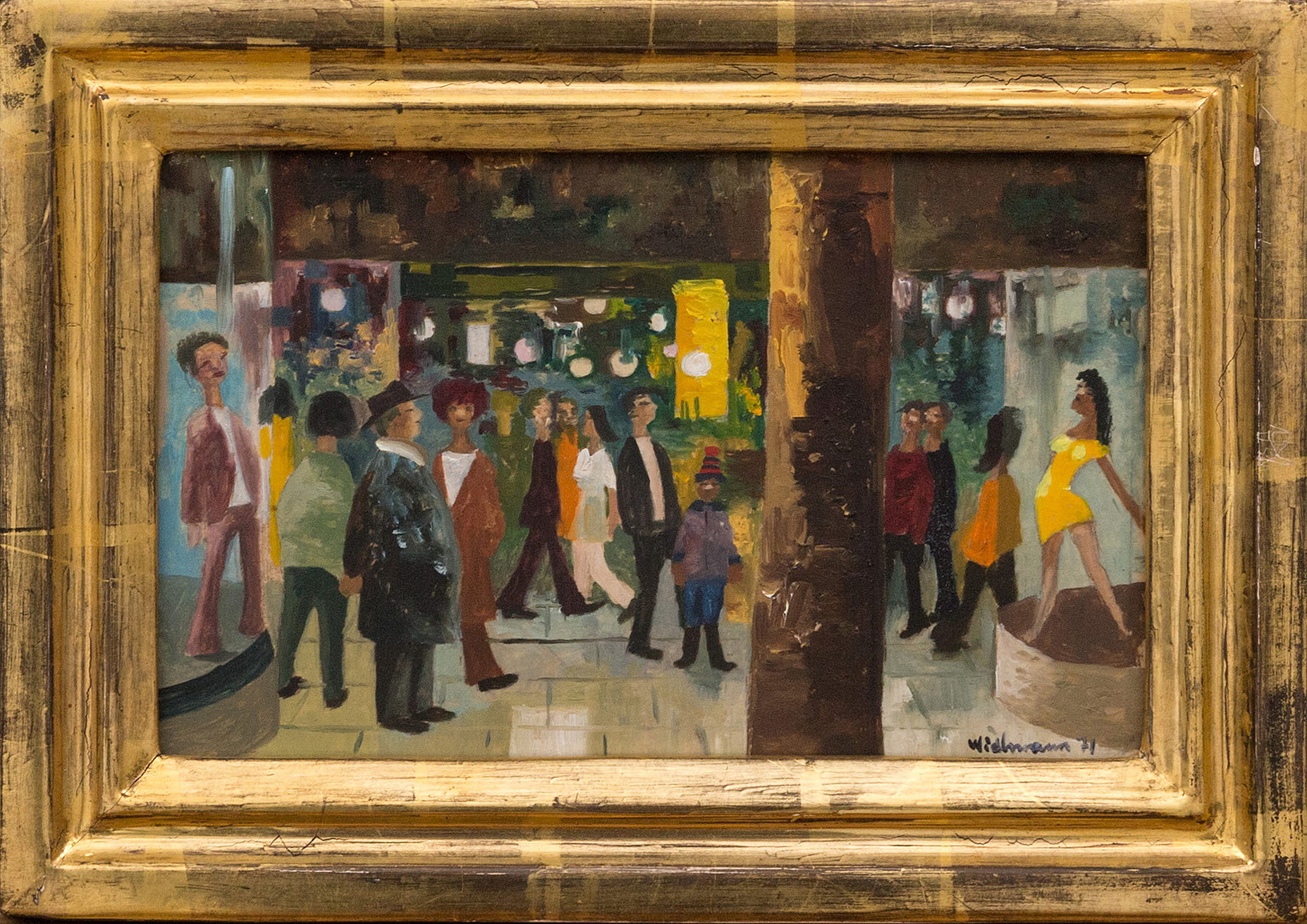 HARRY WICHMANN, oil on panel. Signed och dated -71. - Bukowskis