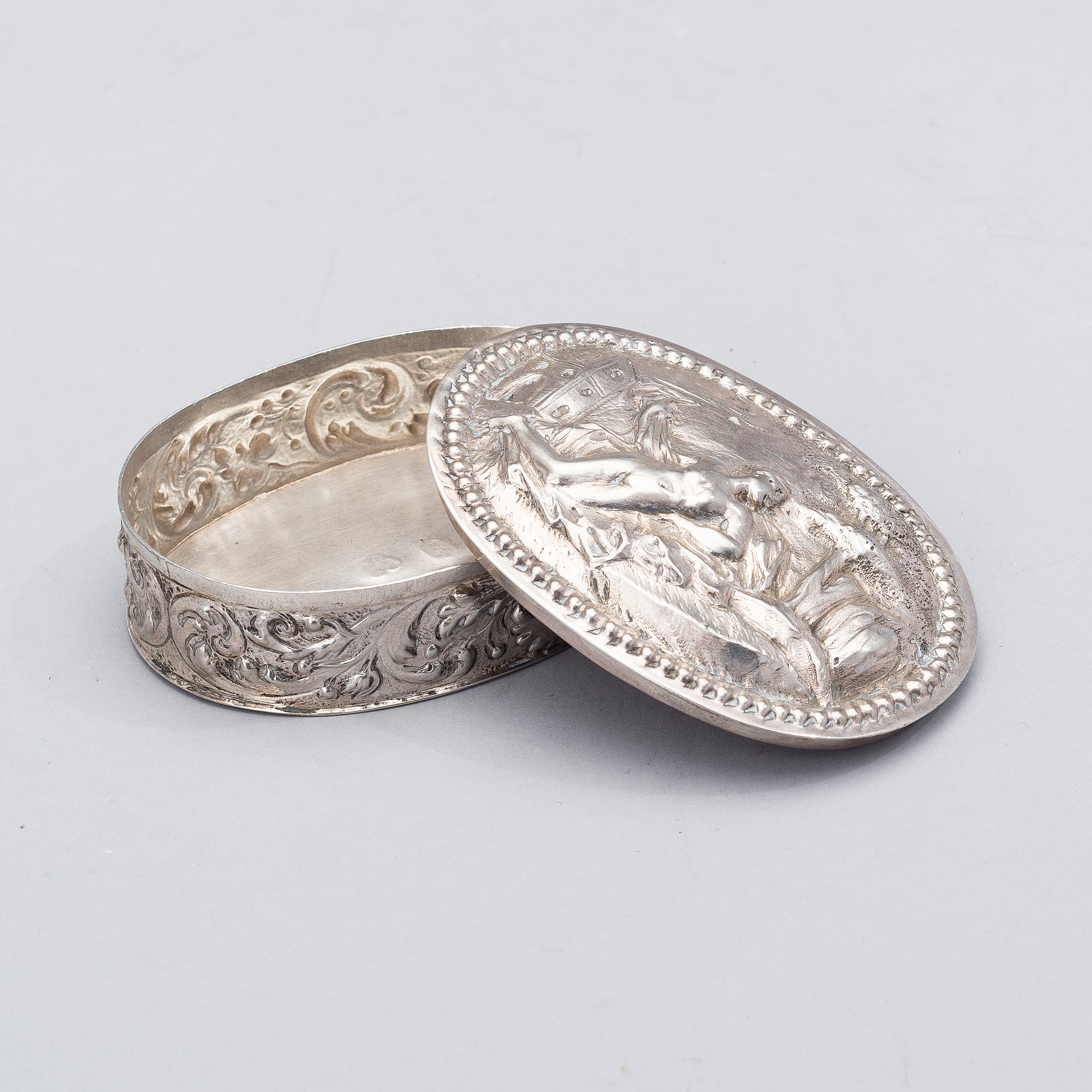 SNUSDOSA, silver, Barock 1700-tal, mästarstämpel CM, troligen Tyskland ...