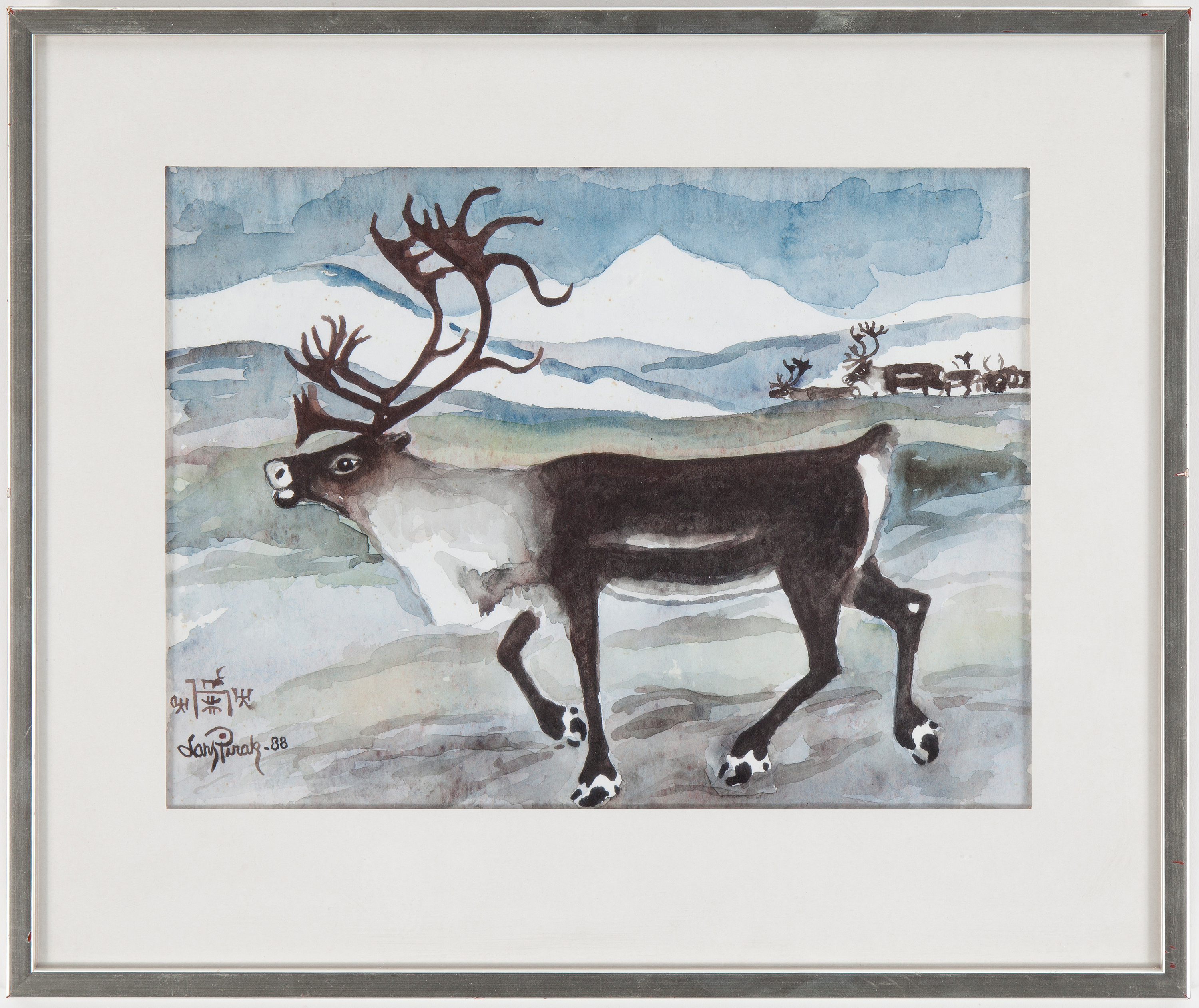 LARS PIRAK, akvarell, signerad o daterad -88. - Bukowskis