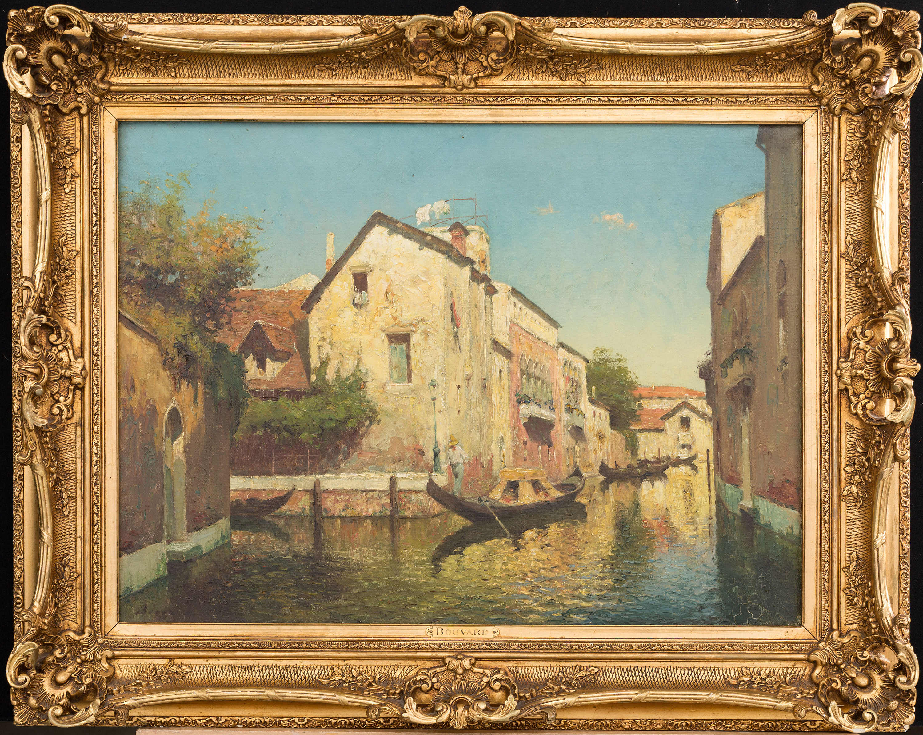 ANTOINE BOUVARD, oil on canvas, signed. - Bukowskis