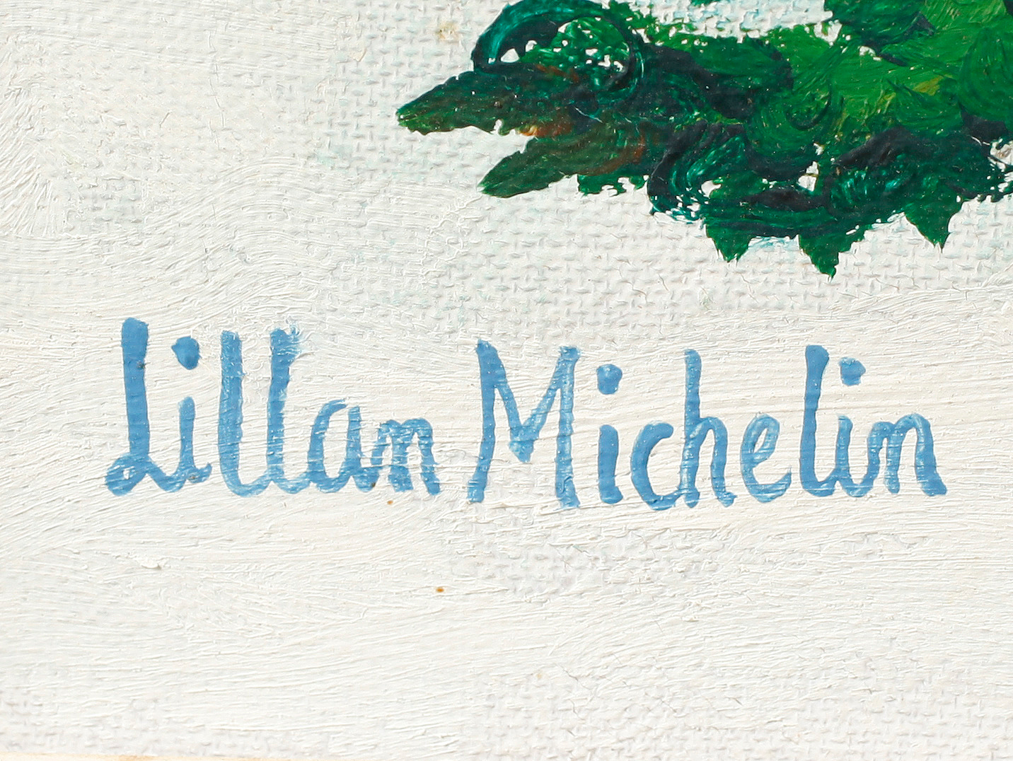 LILLAN MICHELIN, oil on canvas, signed. - Bukowskis