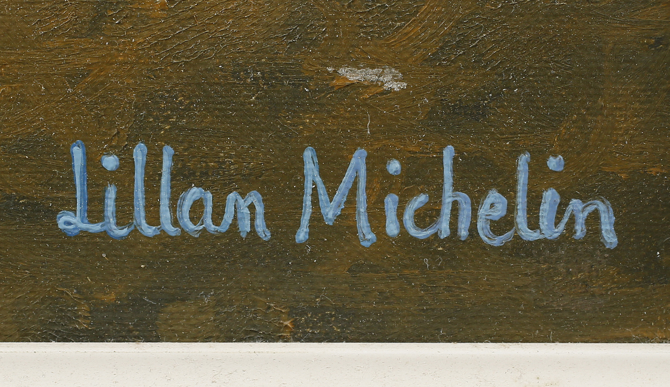 LILLAN MICHELIN, oil on canvas, signed. - Bukowskis