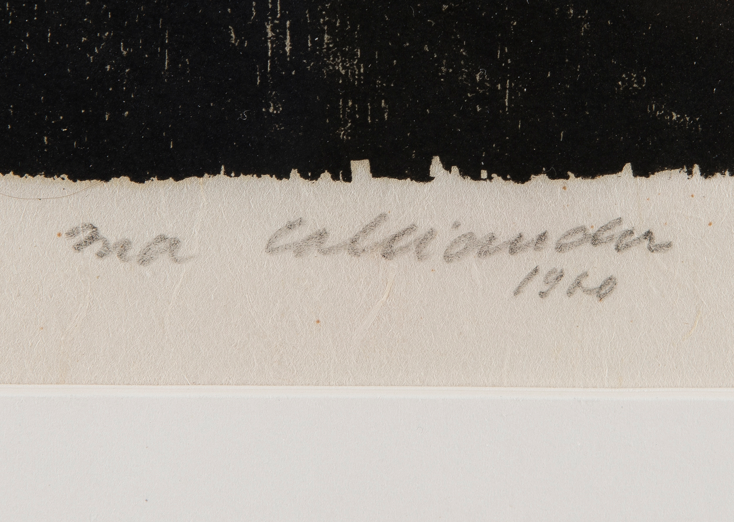 INA COLLIANDER, träsnitt, signerat och daterat 1960, numrerad t.p.l'A 3 ...