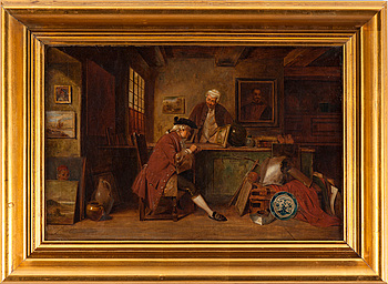 EDWIN HUGHES, In the manner of, oil on canvas inscribed. - Bukowskis