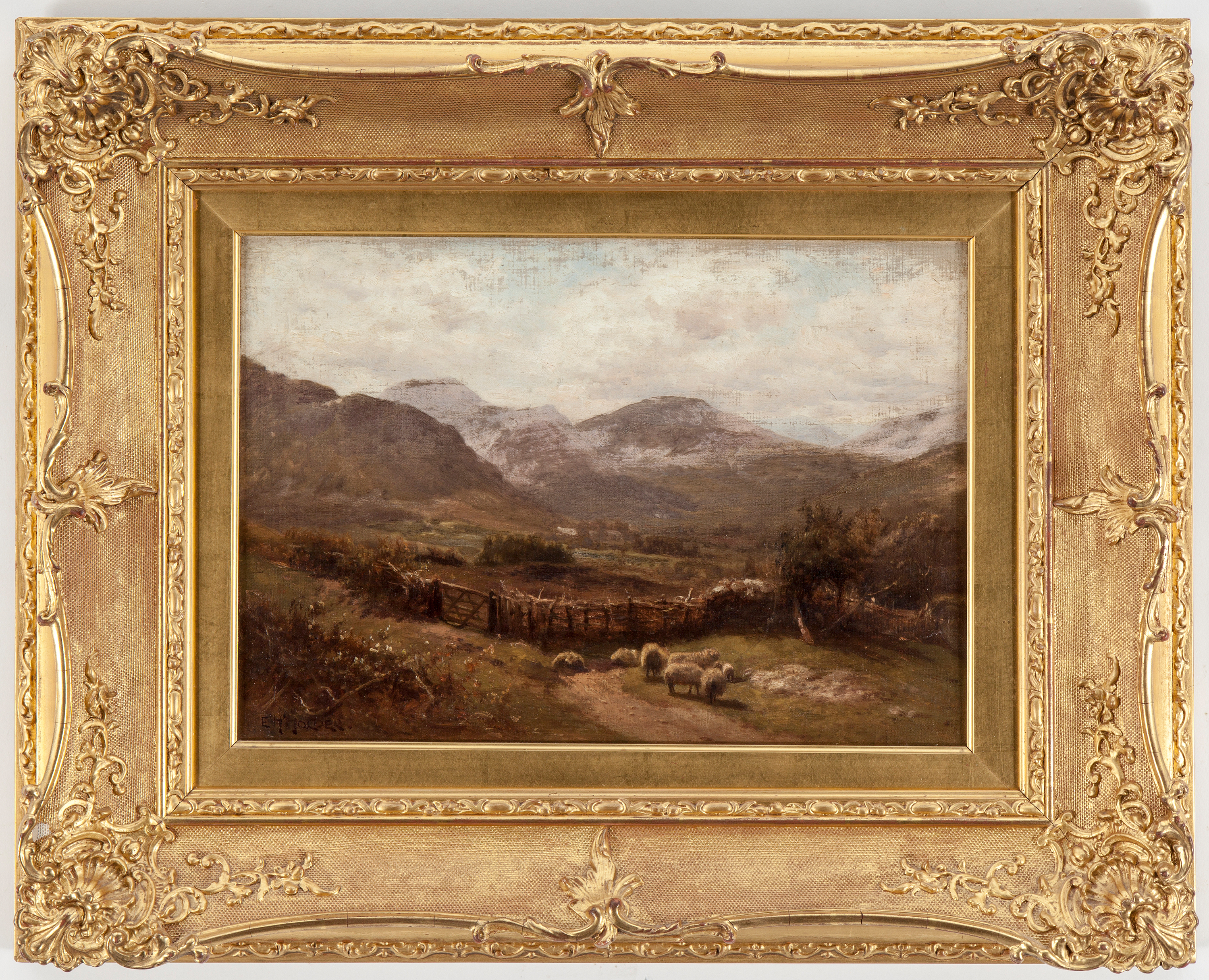 EDWARD HENRY HOLDER, Oil on canvas, signed. - Bukowskis