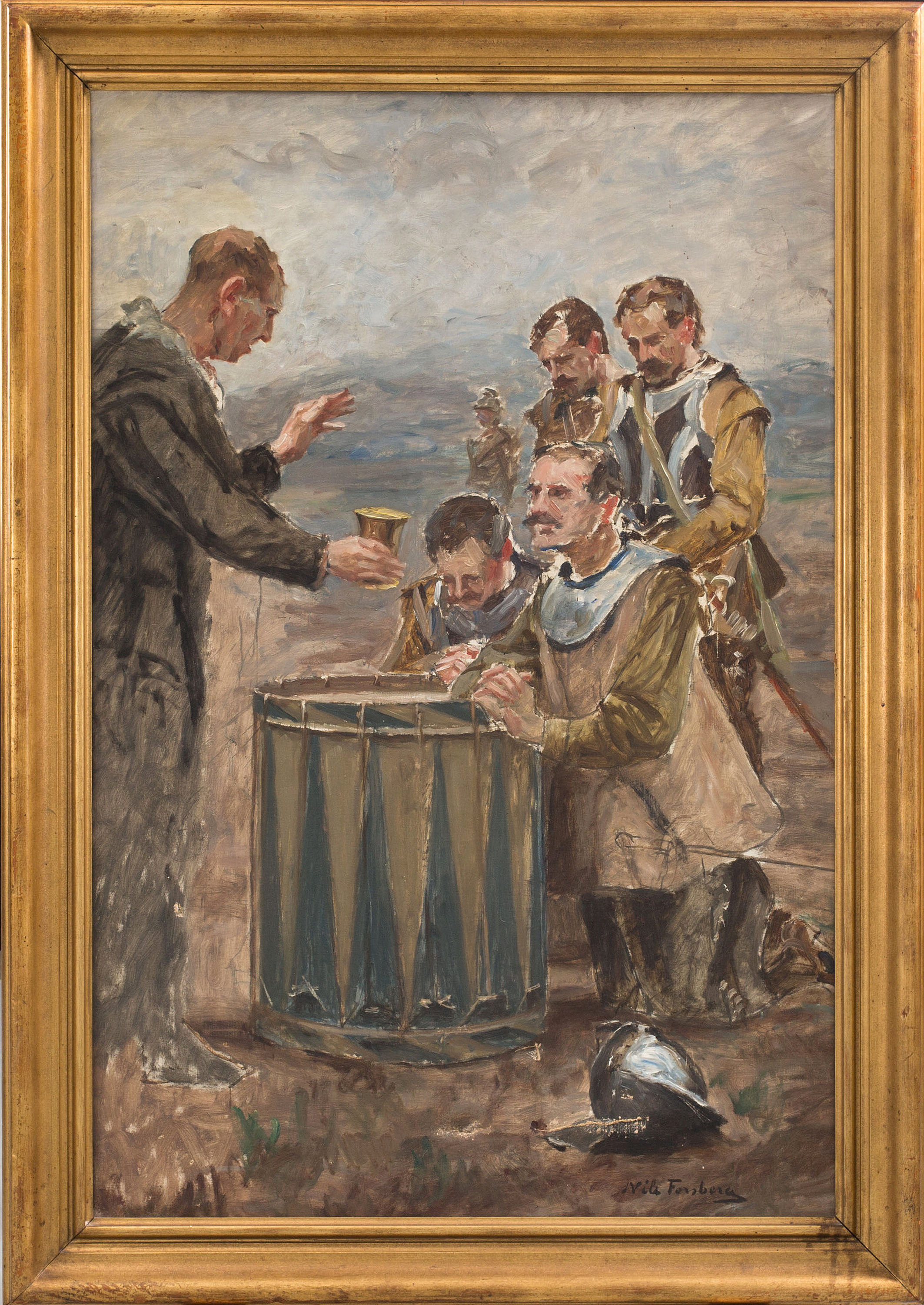 NILS FORSBERG, oil on canvas. Signed. - Bukowskis