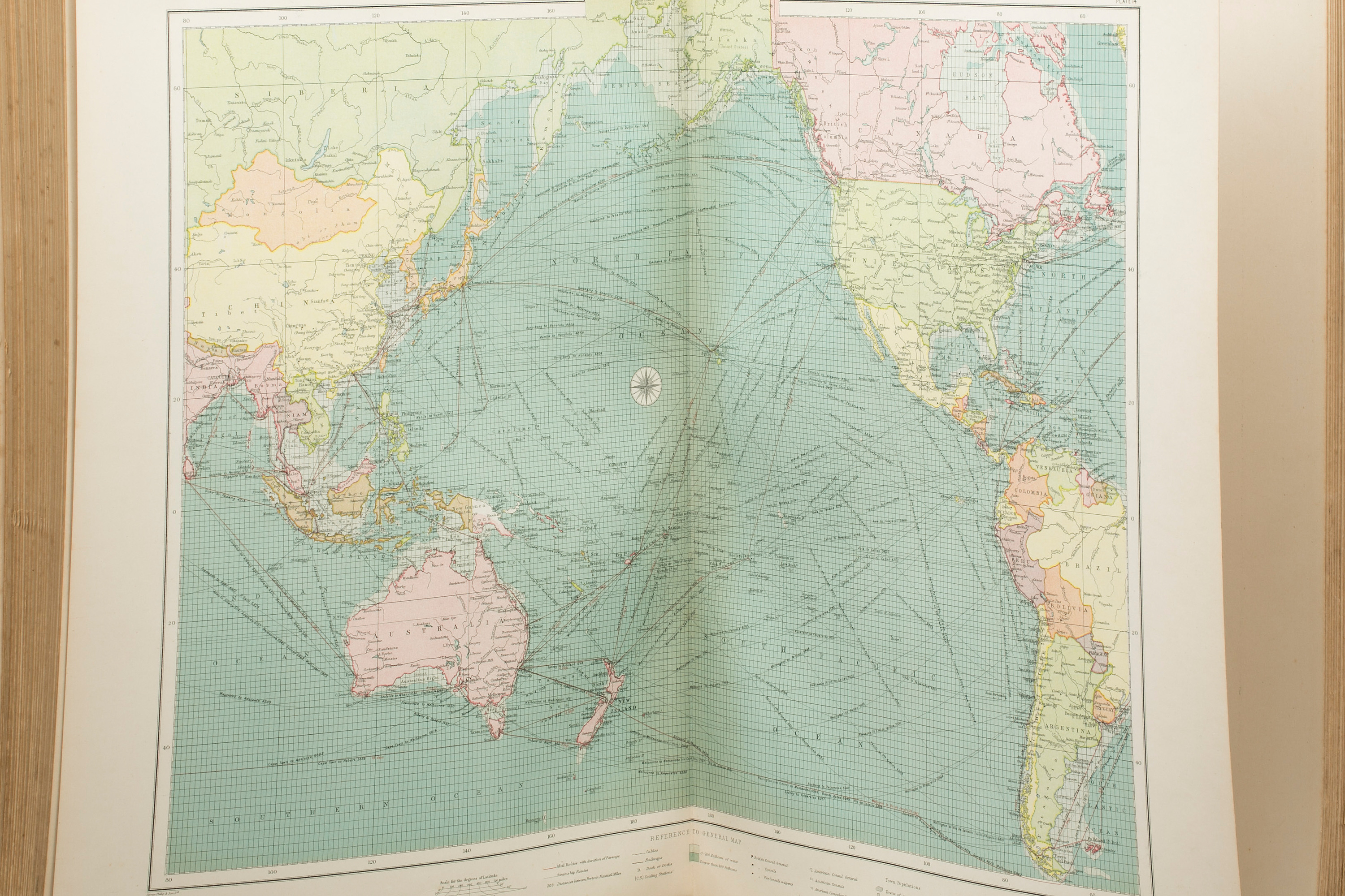BOK. Philips "Mercantile Marine Atlas of the World". Seventh edition ...