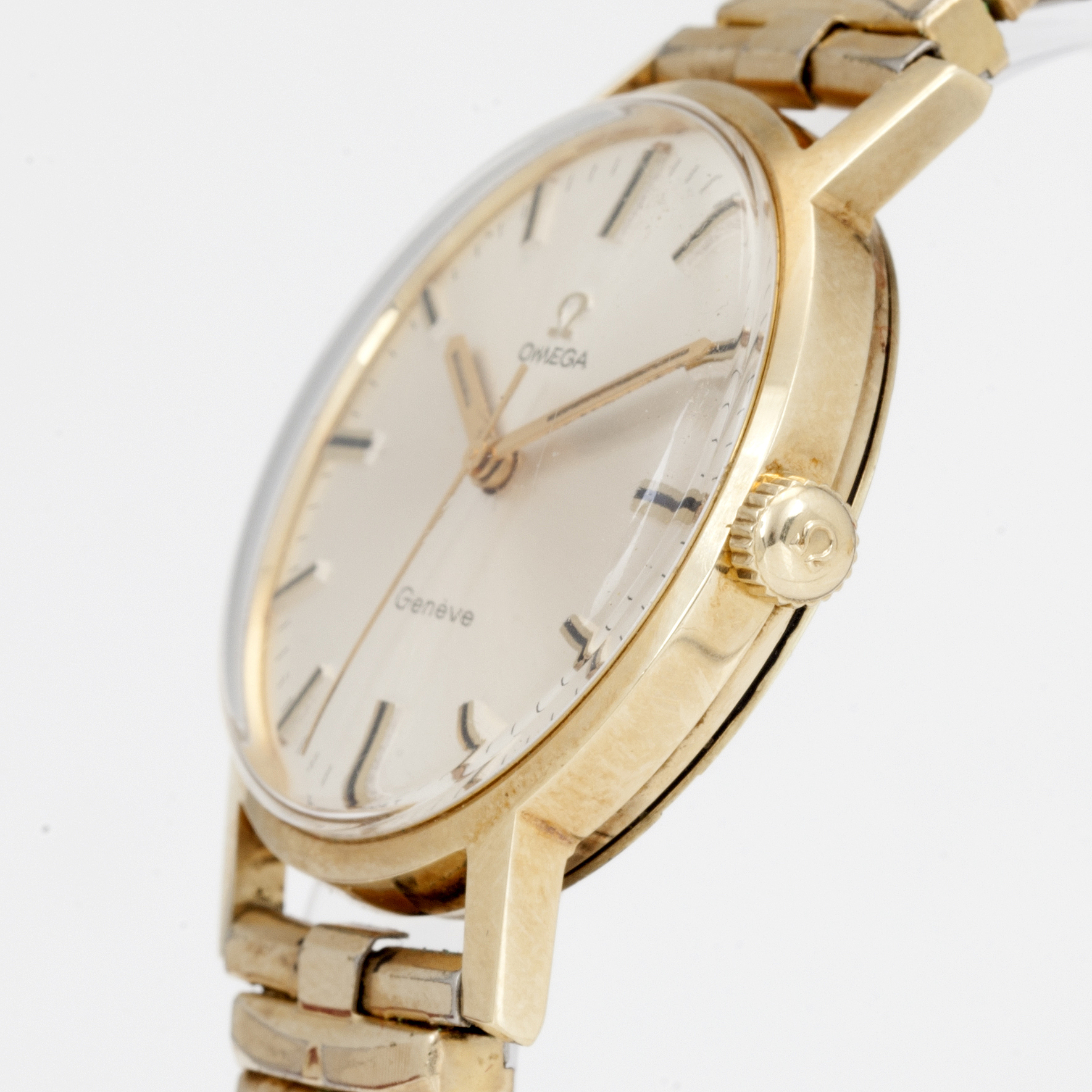 OMEGA, Genève, armbandsur, 34,5 mm, - Bukowskis